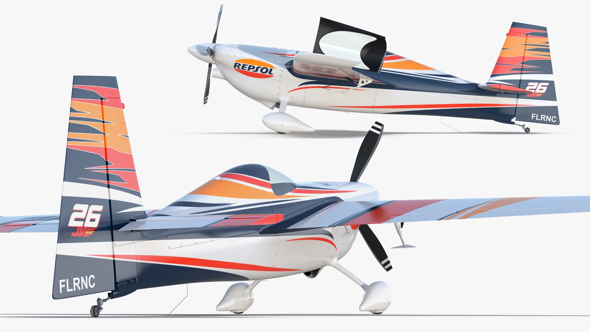 3D Zivko Edge 540 Aerobatic - TurboSquid 1465435