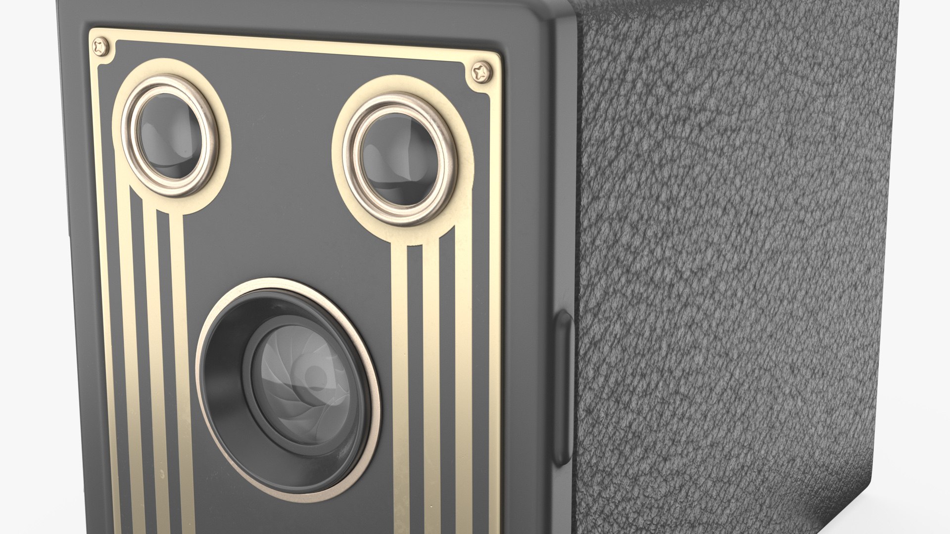 3D Vintage Box Camera Model - TurboSquid 2413801