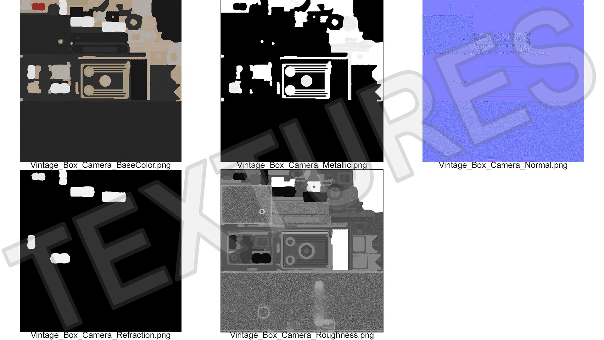 3D Vintage Box Camera Model - TurboSquid 2413801