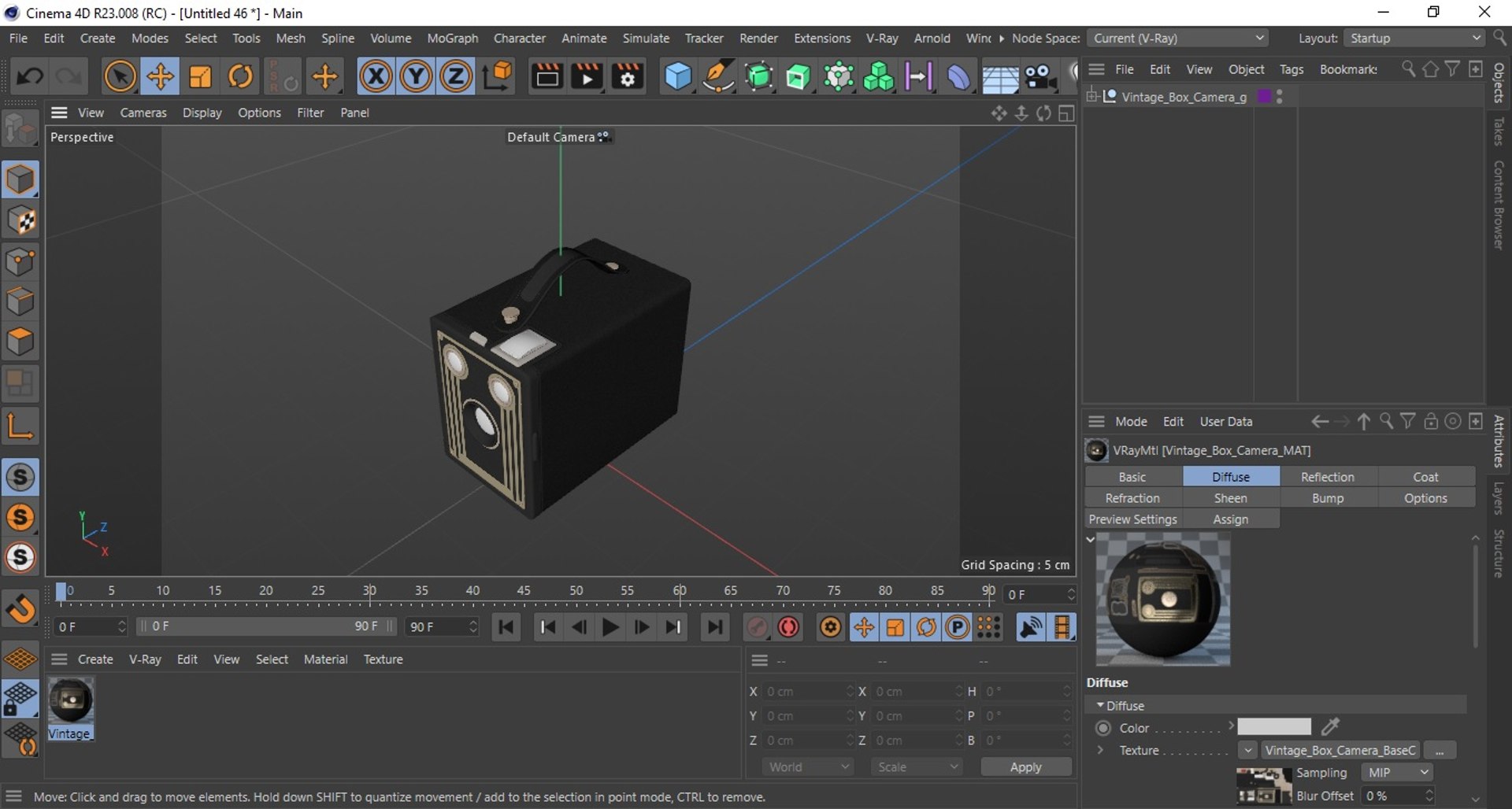 3D Vintage Box Camera Model - TurboSquid 2413801