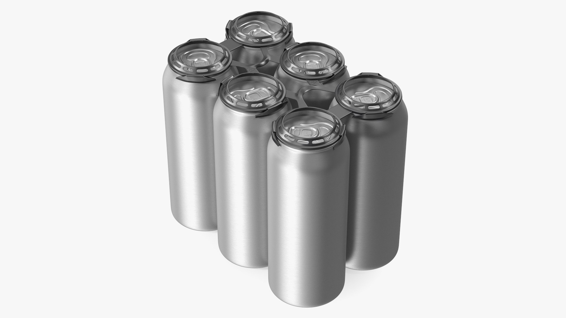 3D model 6 Pack Plastic Beer Can Carrier - TurboSquid 2137569