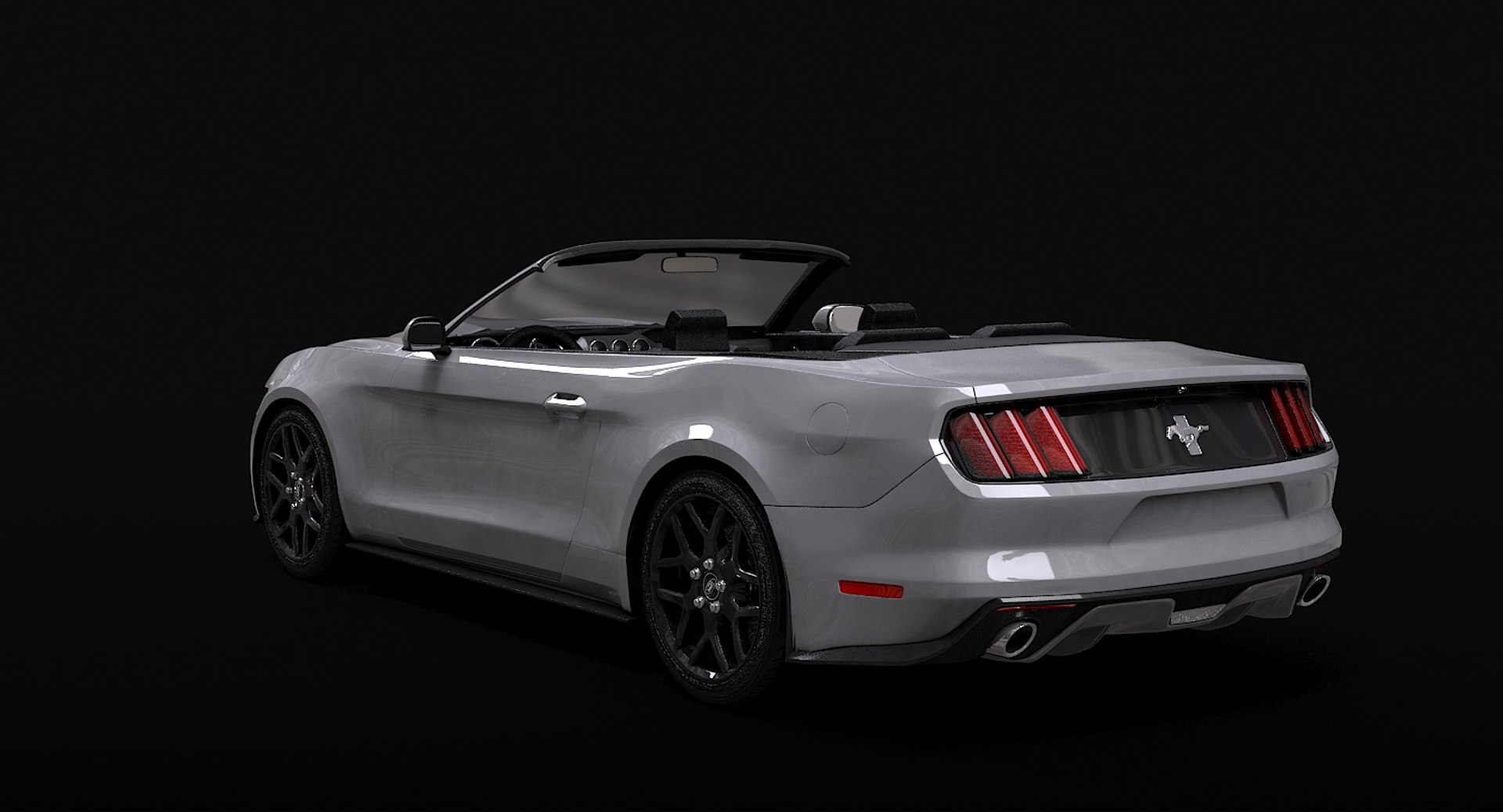 Mustang Convertible 1973 3D Model - TurboSquid 1712997