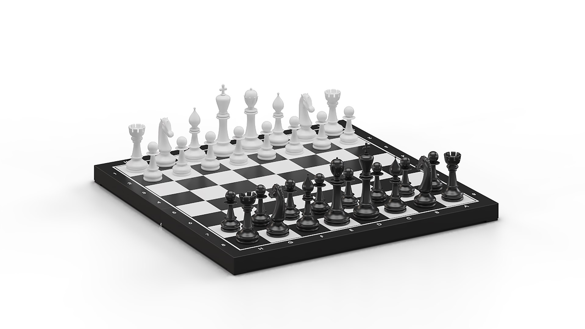 3D Chess Board model - TurboSquid 2179800
