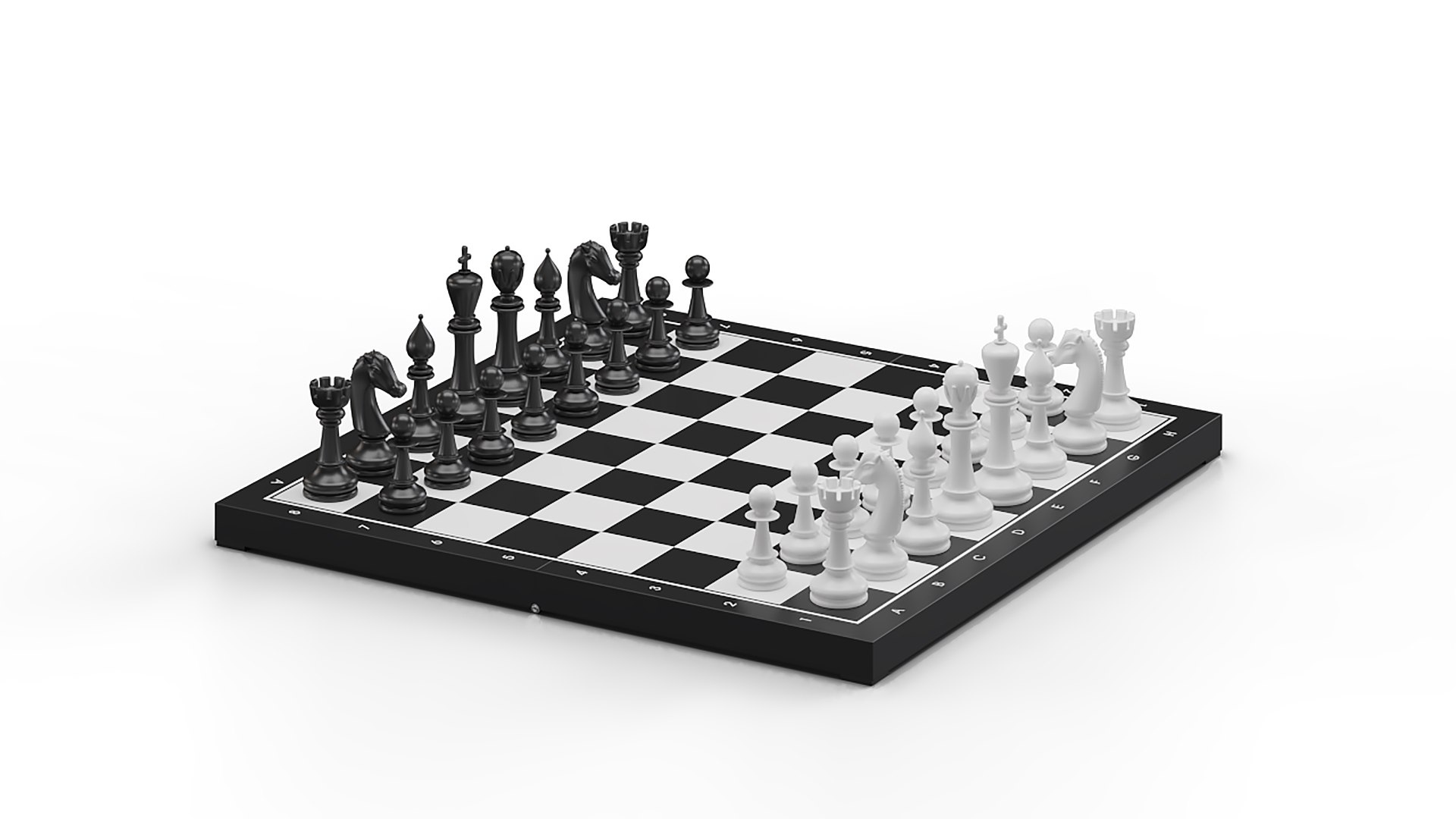3D Chess Board model - TurboSquid 2179800