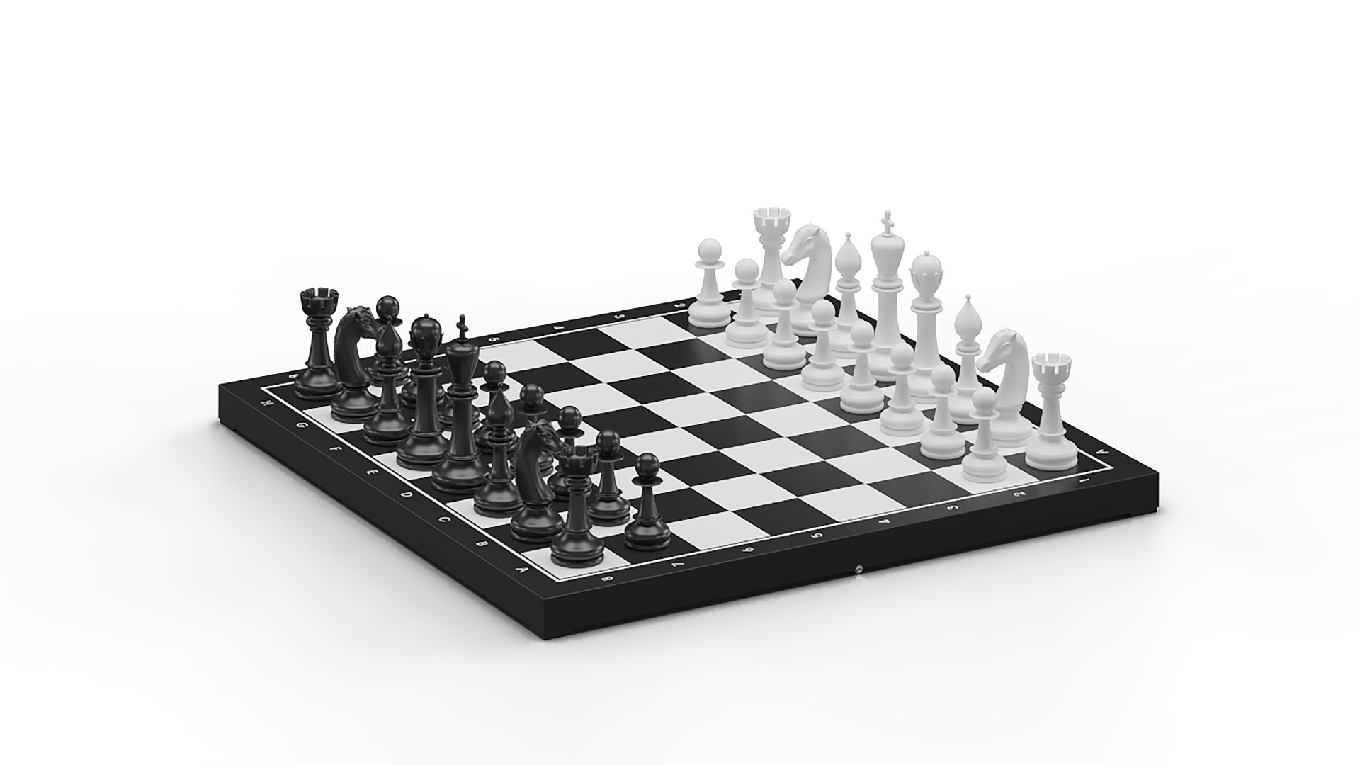 3D Chess Board model - TurboSquid 2179800