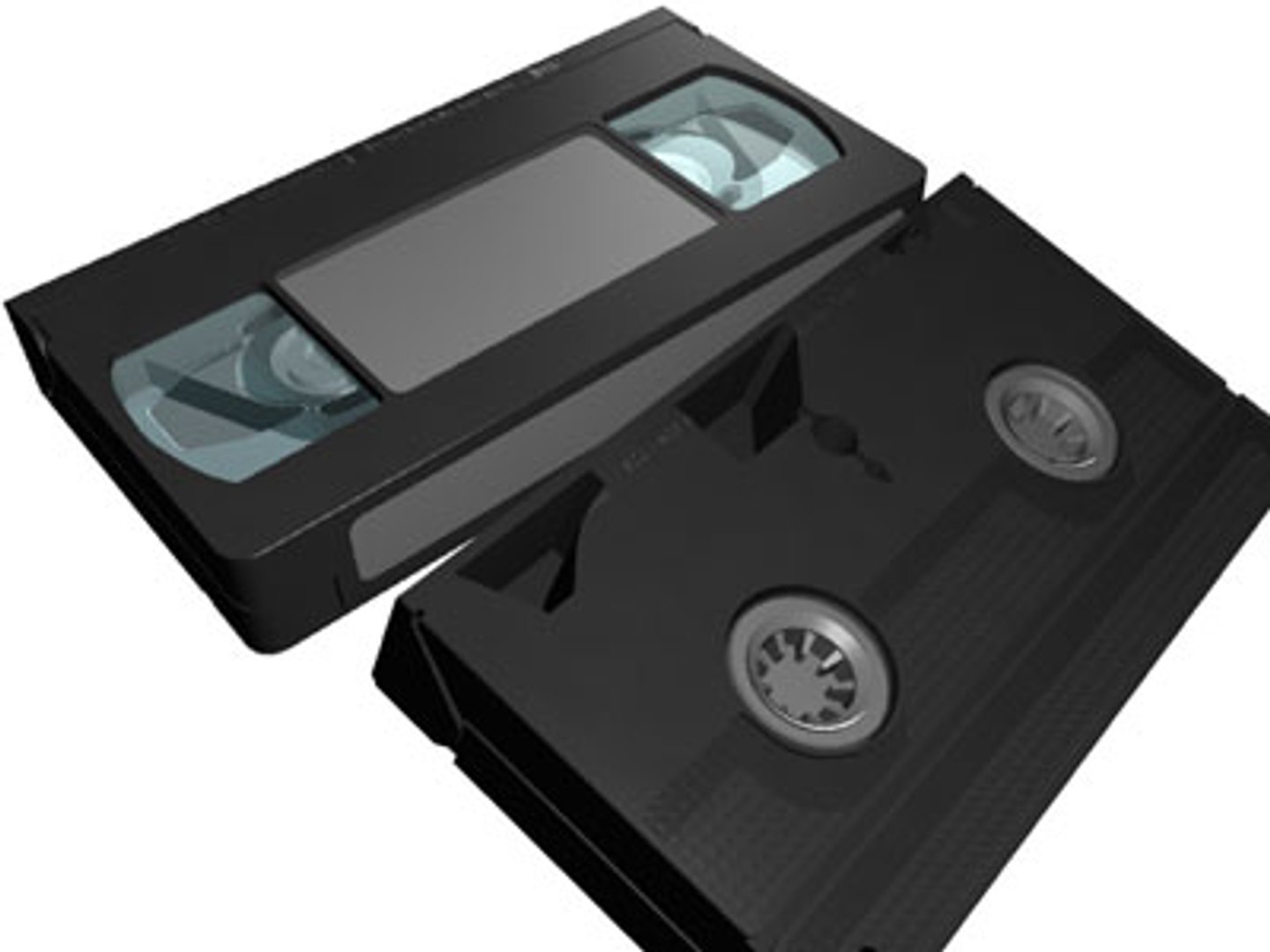 3d Vhs Video Tape Model