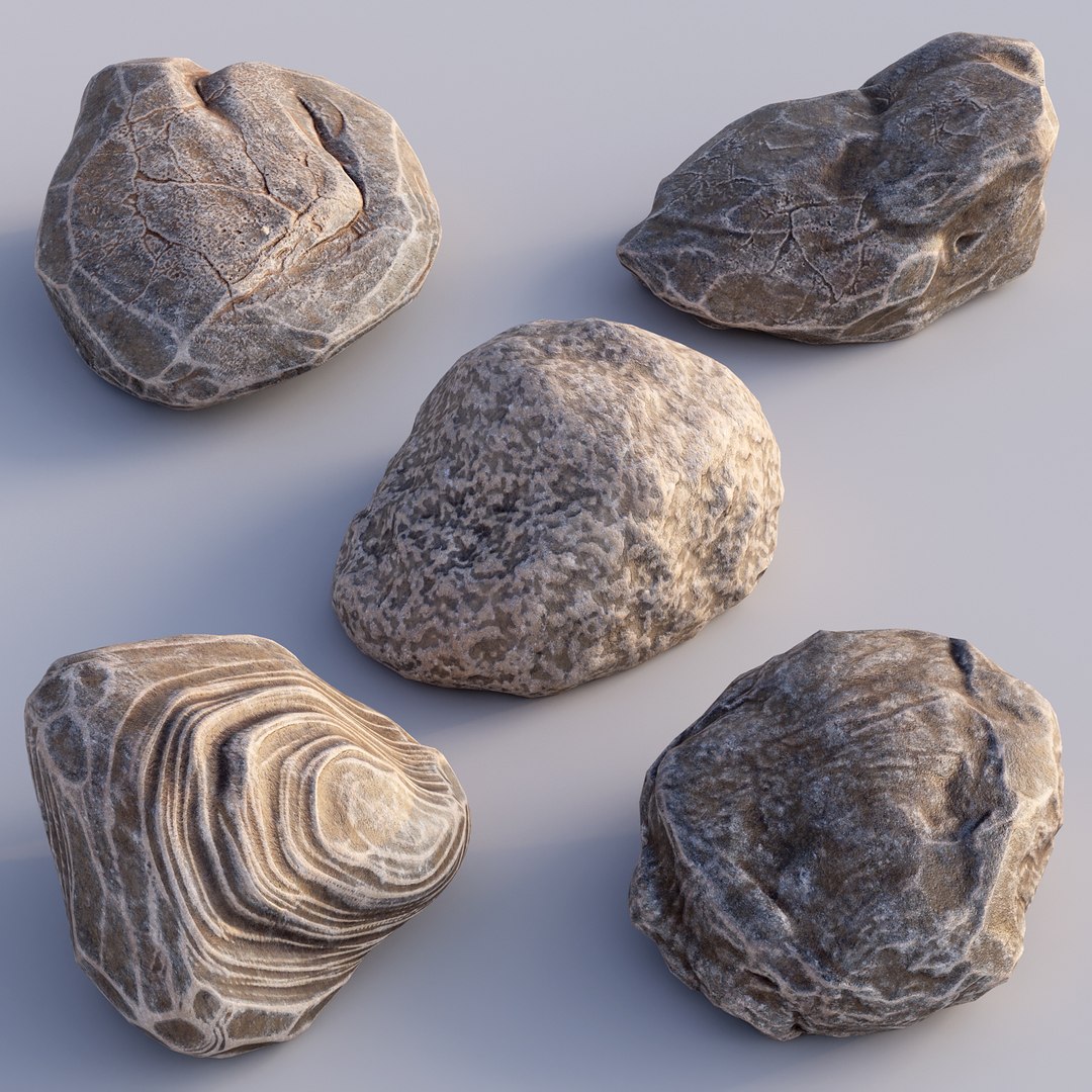 Low Poly Rocks 3D - TurboSquid 2201146