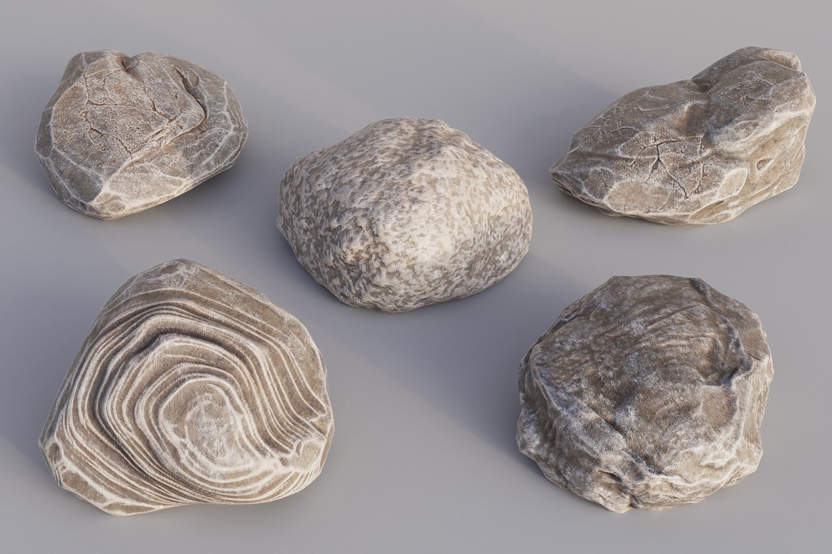 Low Poly Rocks 3D - TurboSquid 2201146