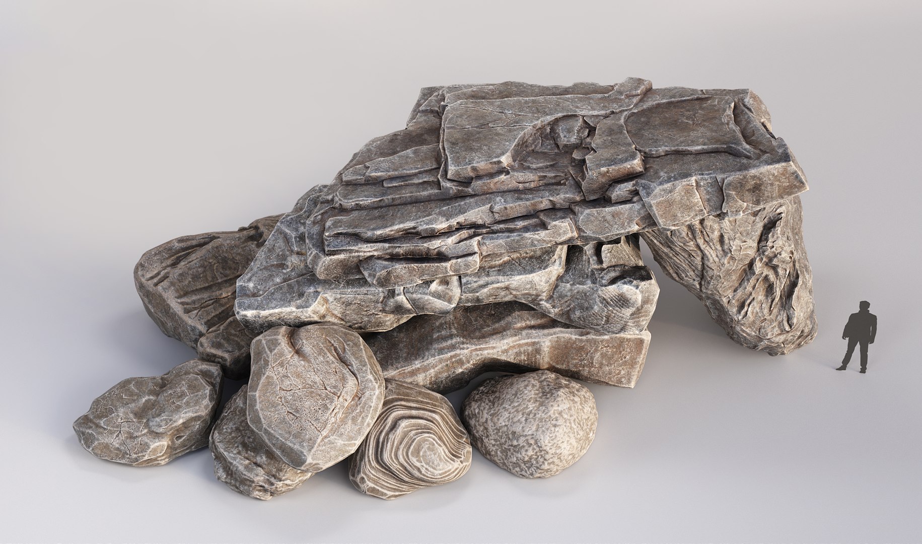 Low Poly Rocks 3D - TurboSquid 2201146