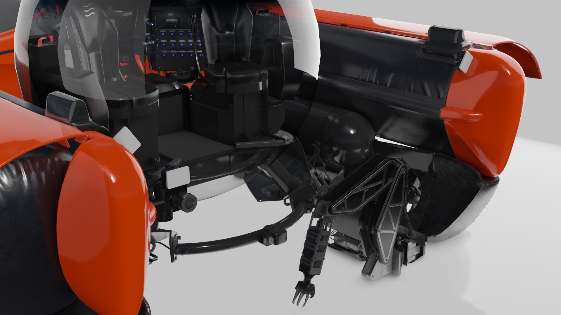 3D mini submarine c-explorer 3 model - TurboSquid 1442856
