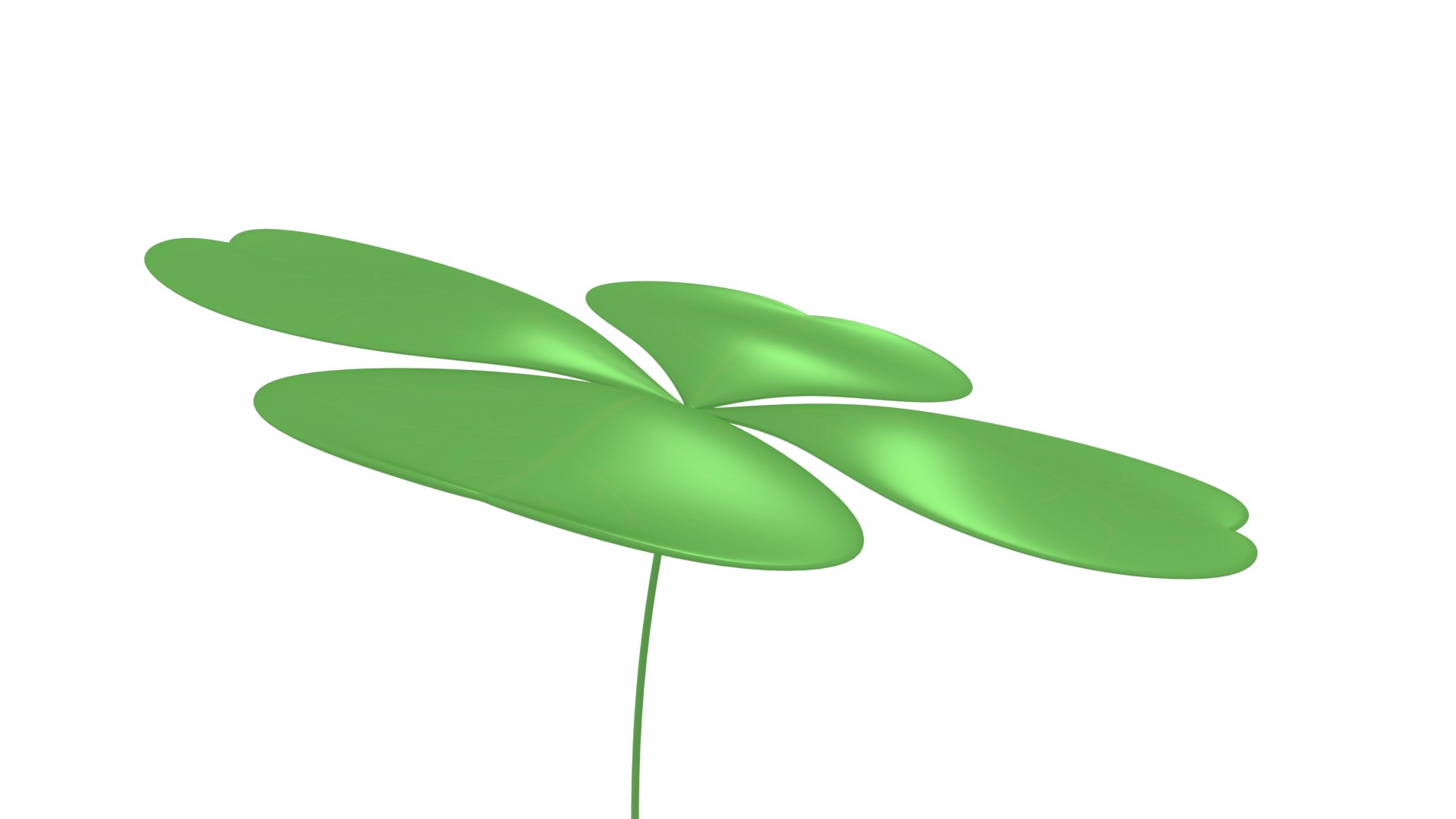 3D Leaf Clover Shapes - TurboSquid 1443012