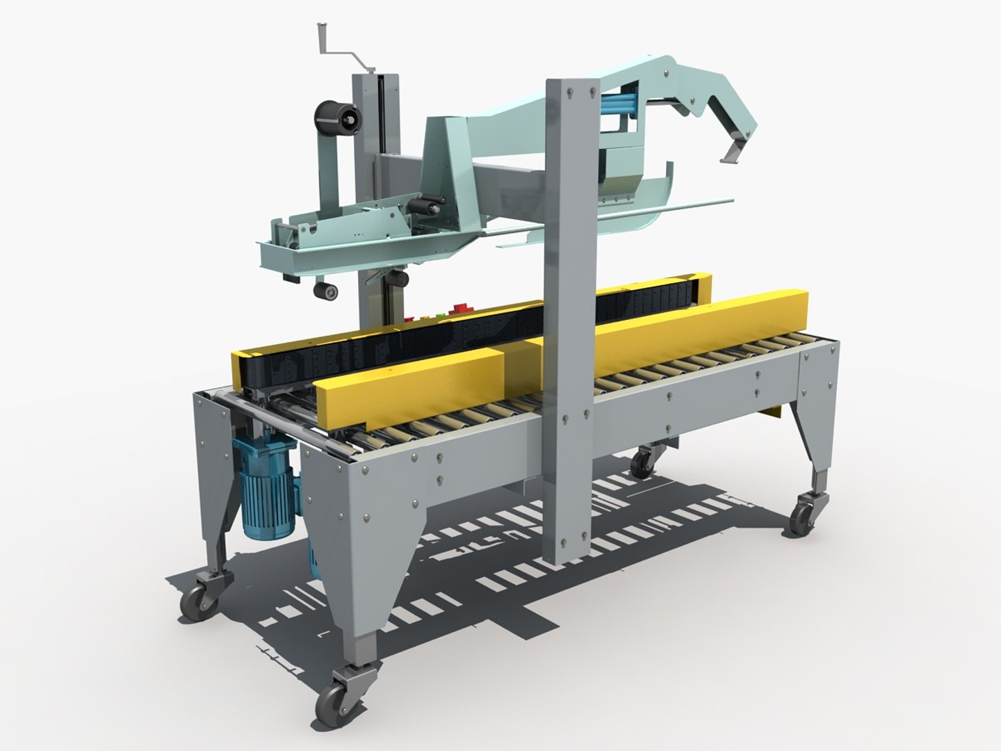Automatic Sealing Machine 3D Model - TurboSquid 1206733
