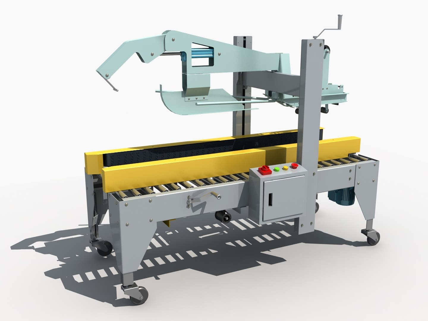Automatic Sealing Machine 3D Model - TurboSquid 1206733