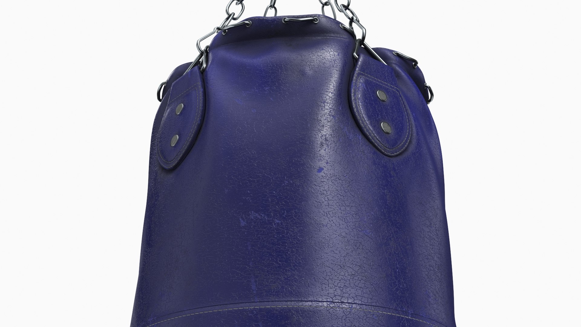 Realistic Punching Bag Blue 3D Model - TurboSquid 1951231