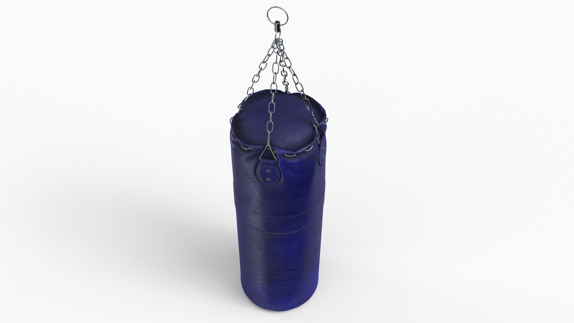 Realistic Punching Bag Blue 3D Model - TurboSquid 1951231