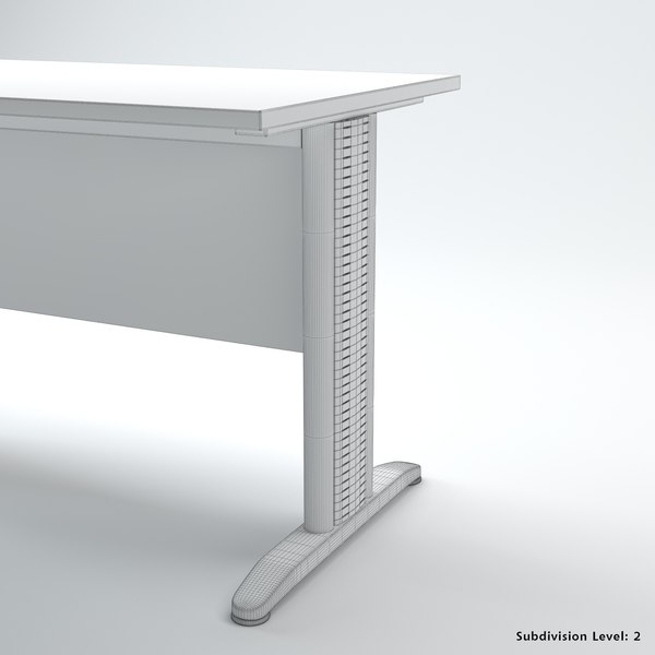 3d model modular office desk