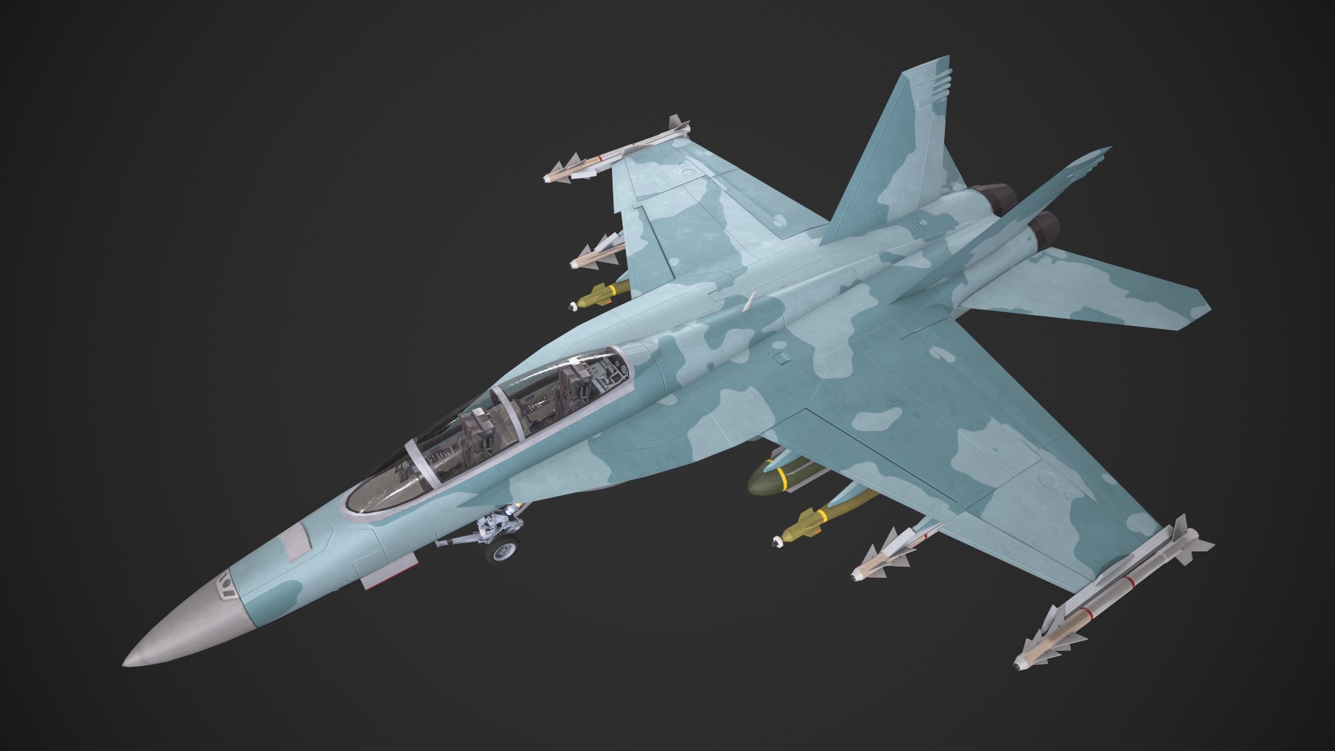 3D F-18 Super Hornet Model - TurboSquid 2113265