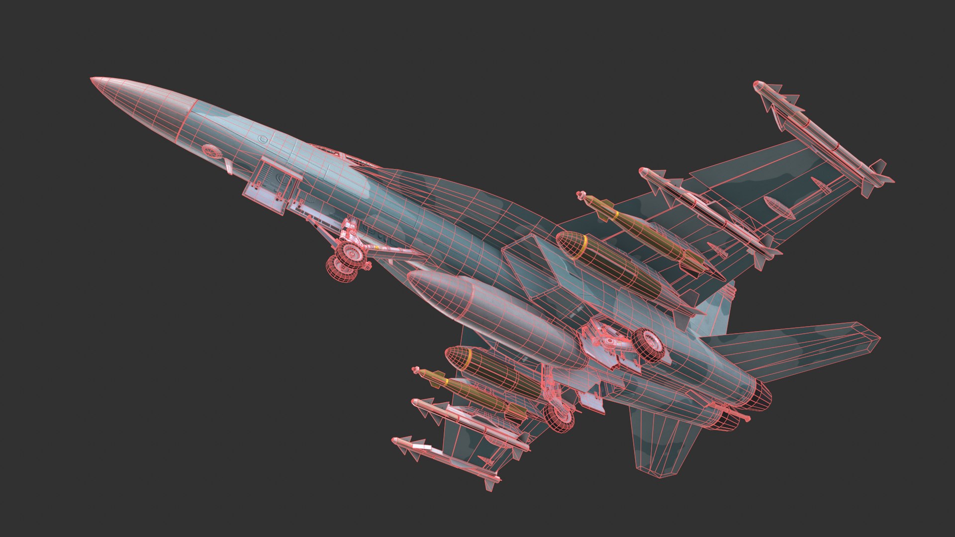 3D F-18 Super Hornet Model - TurboSquid 2113265