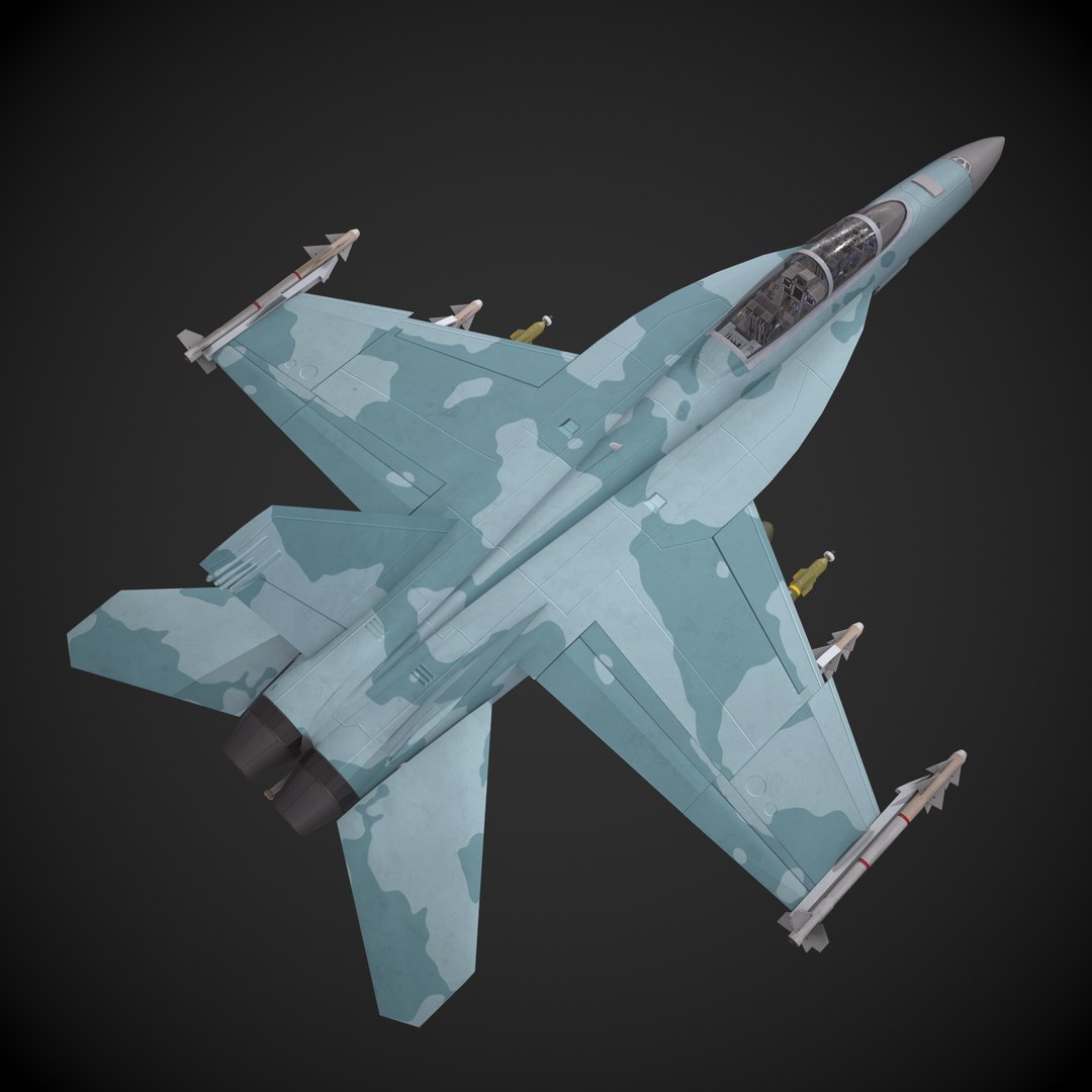 3D F-18 Super Hornet Model - TurboSquid 2113265