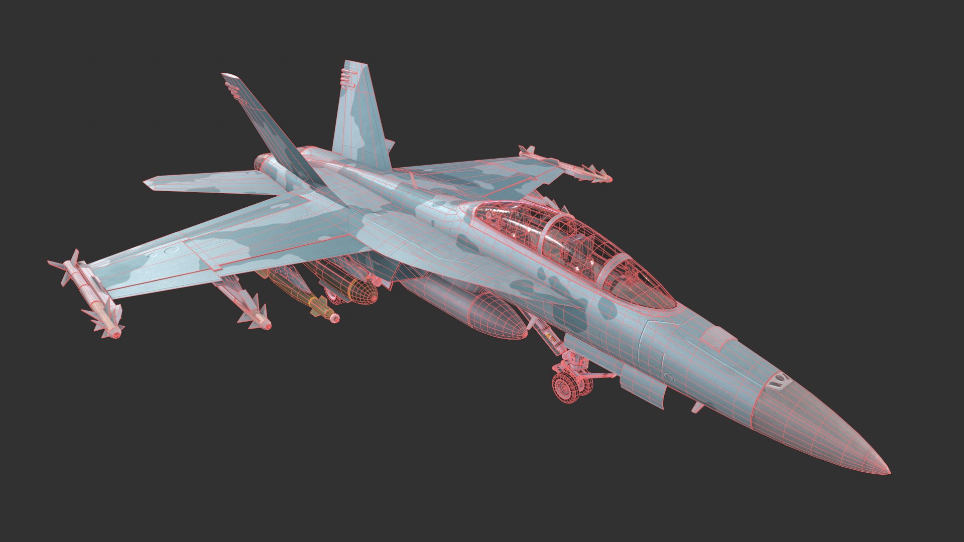 3D F-18 Super Hornet Model - TurboSquid 2113265