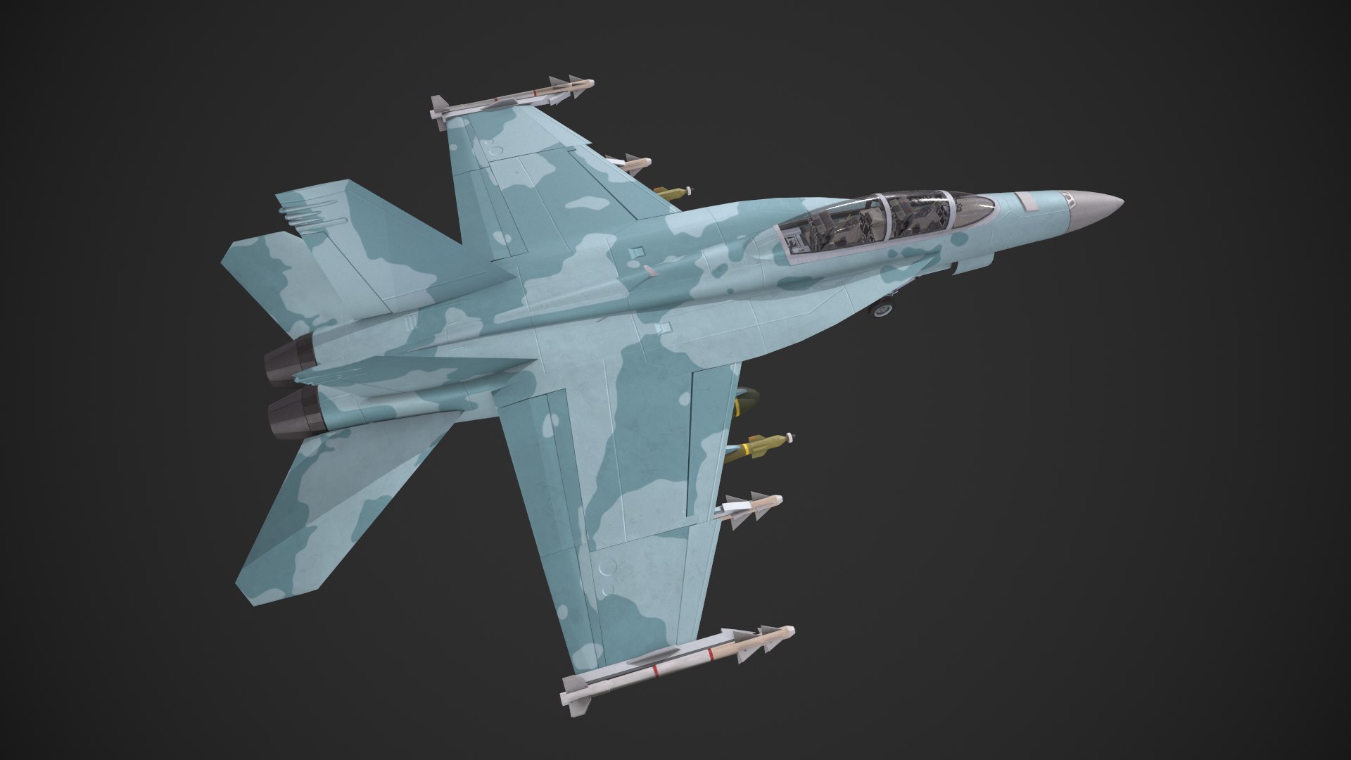 3D F-18 Super Hornet Model - TurboSquid 2113265