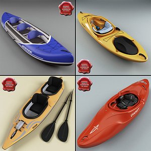 3d Model Kayak