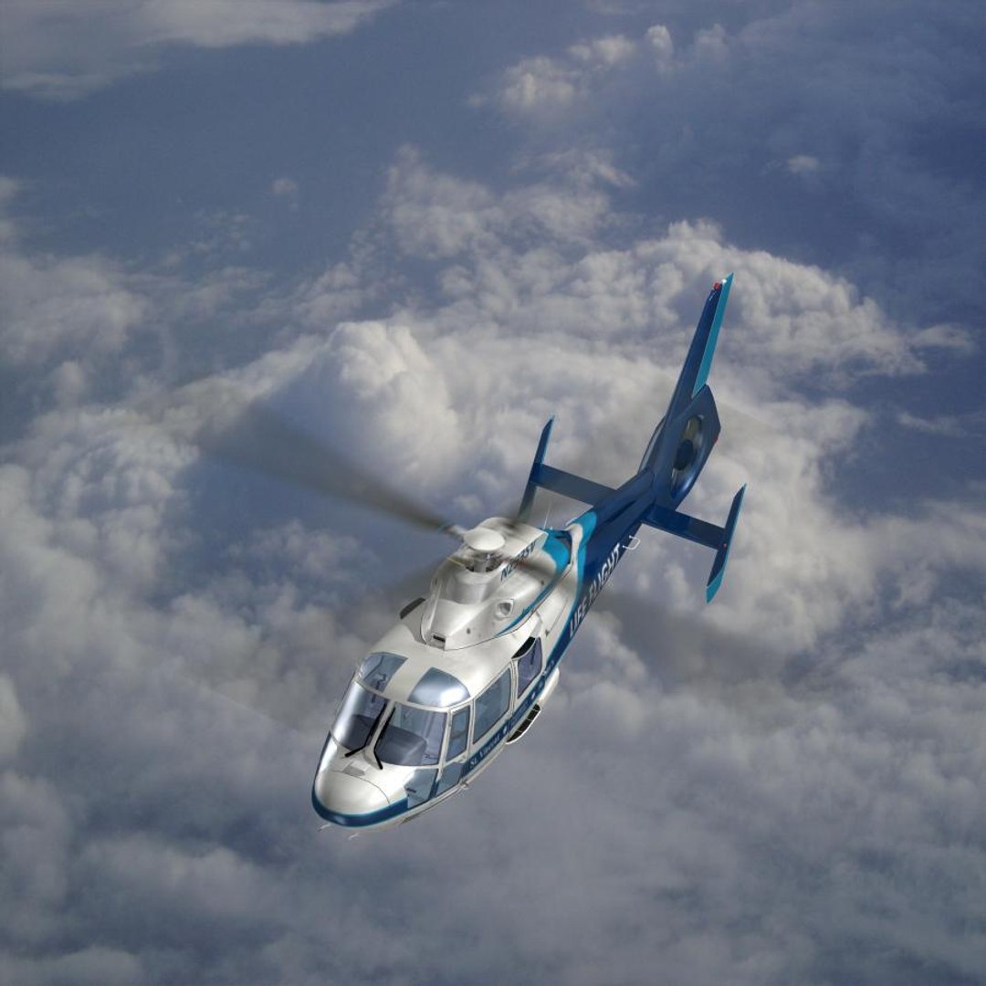 3dsmax eurocopter dauphin ii life