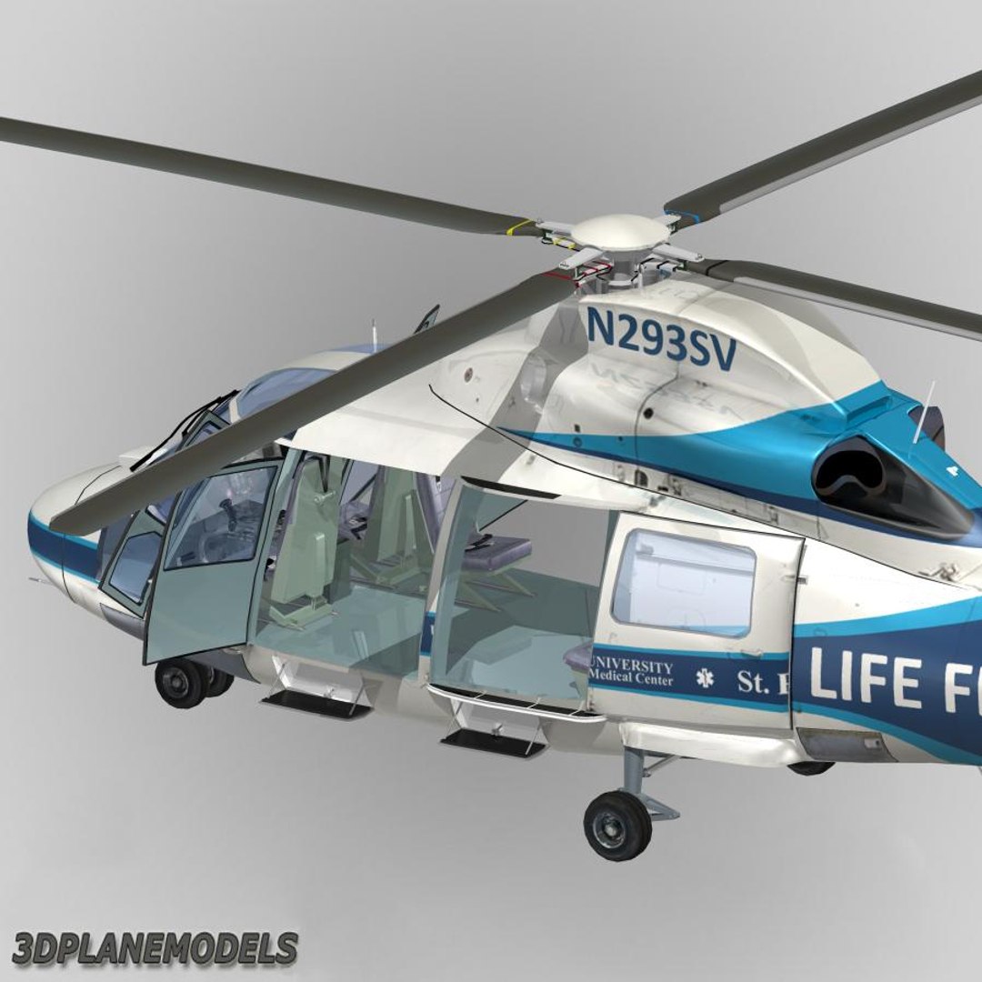 3dsmax eurocopter dauphin ii life