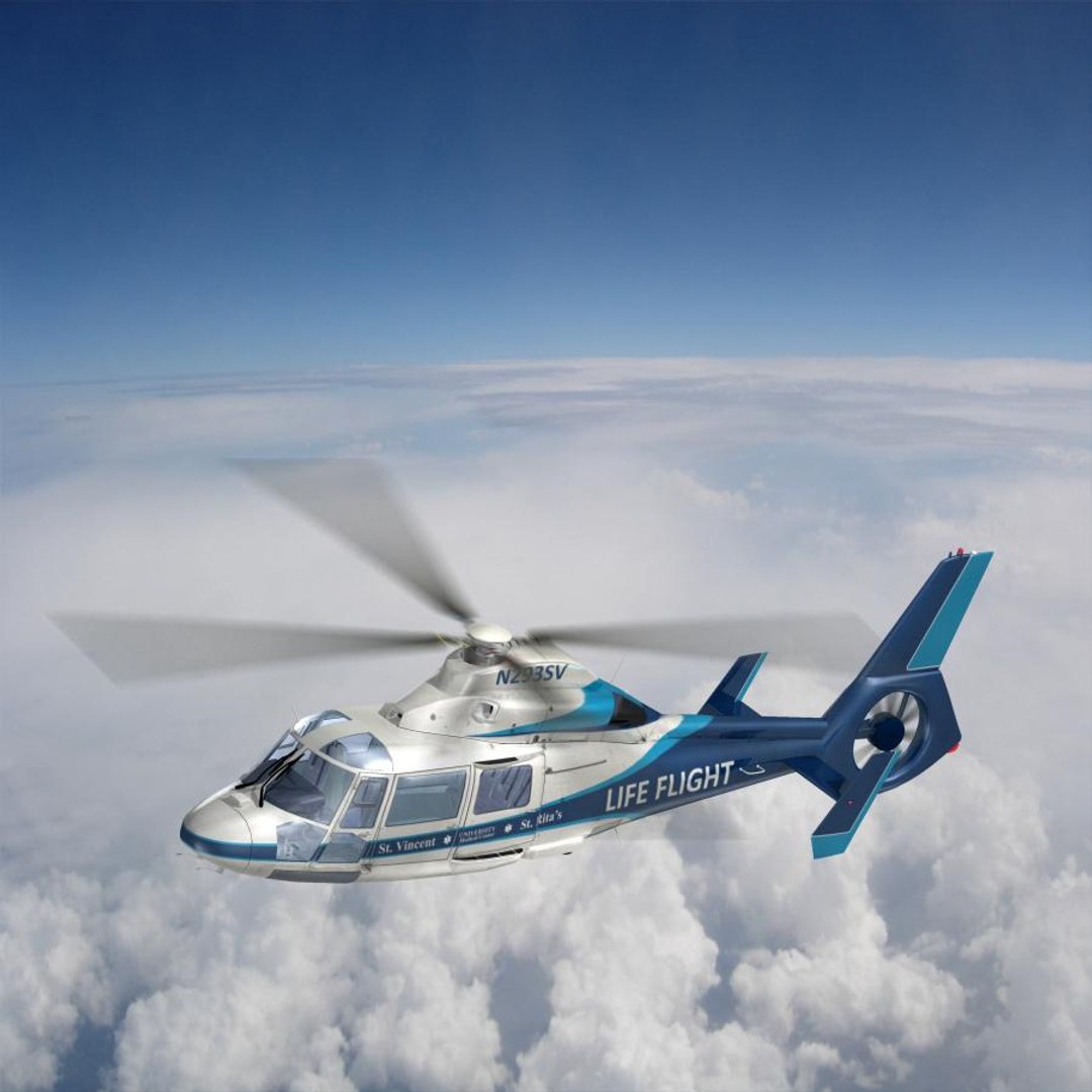 3dsmax eurocopter dauphin ii life