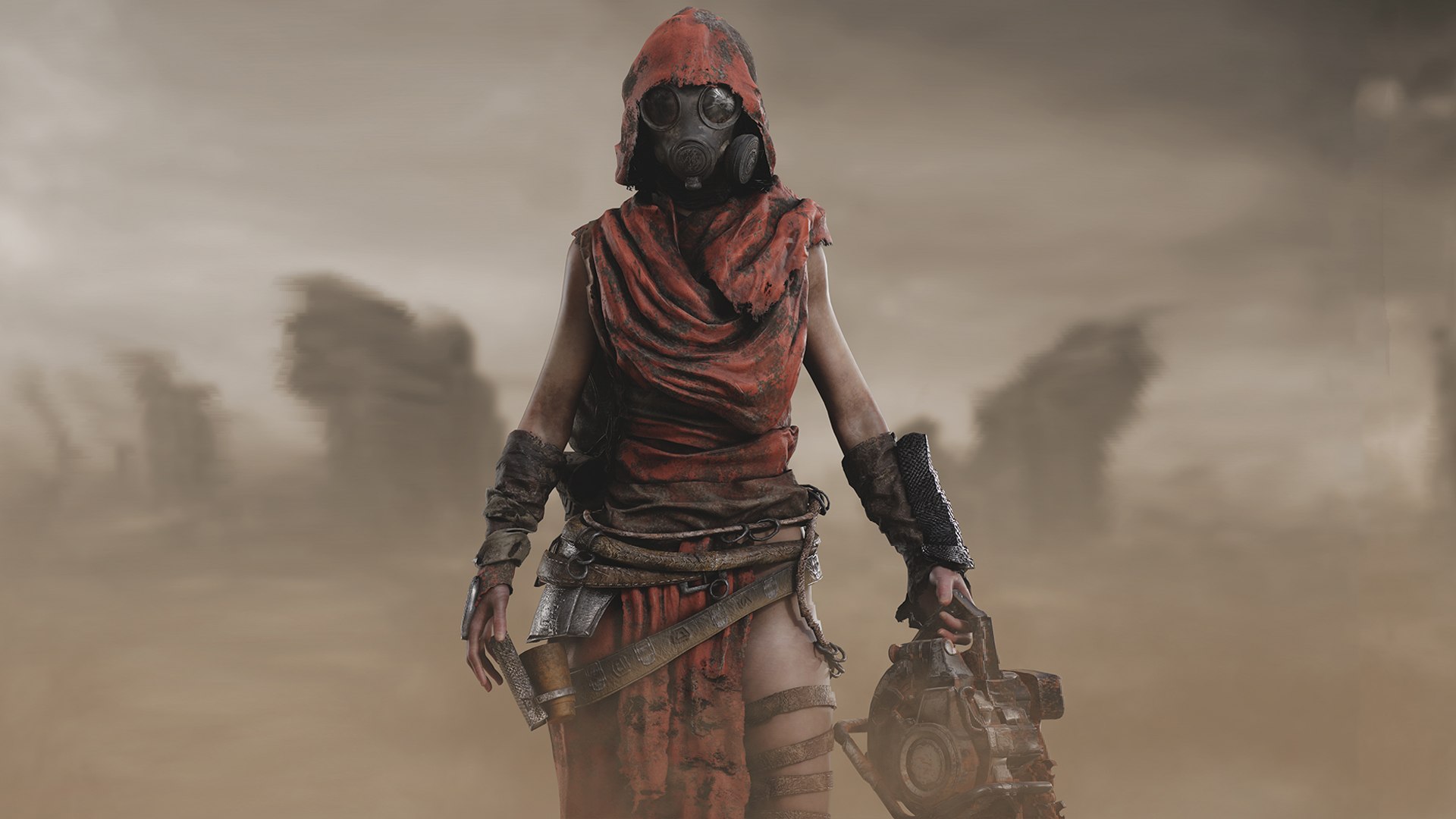 3D Post Apocalyptic Girl - TurboSquid 2381792