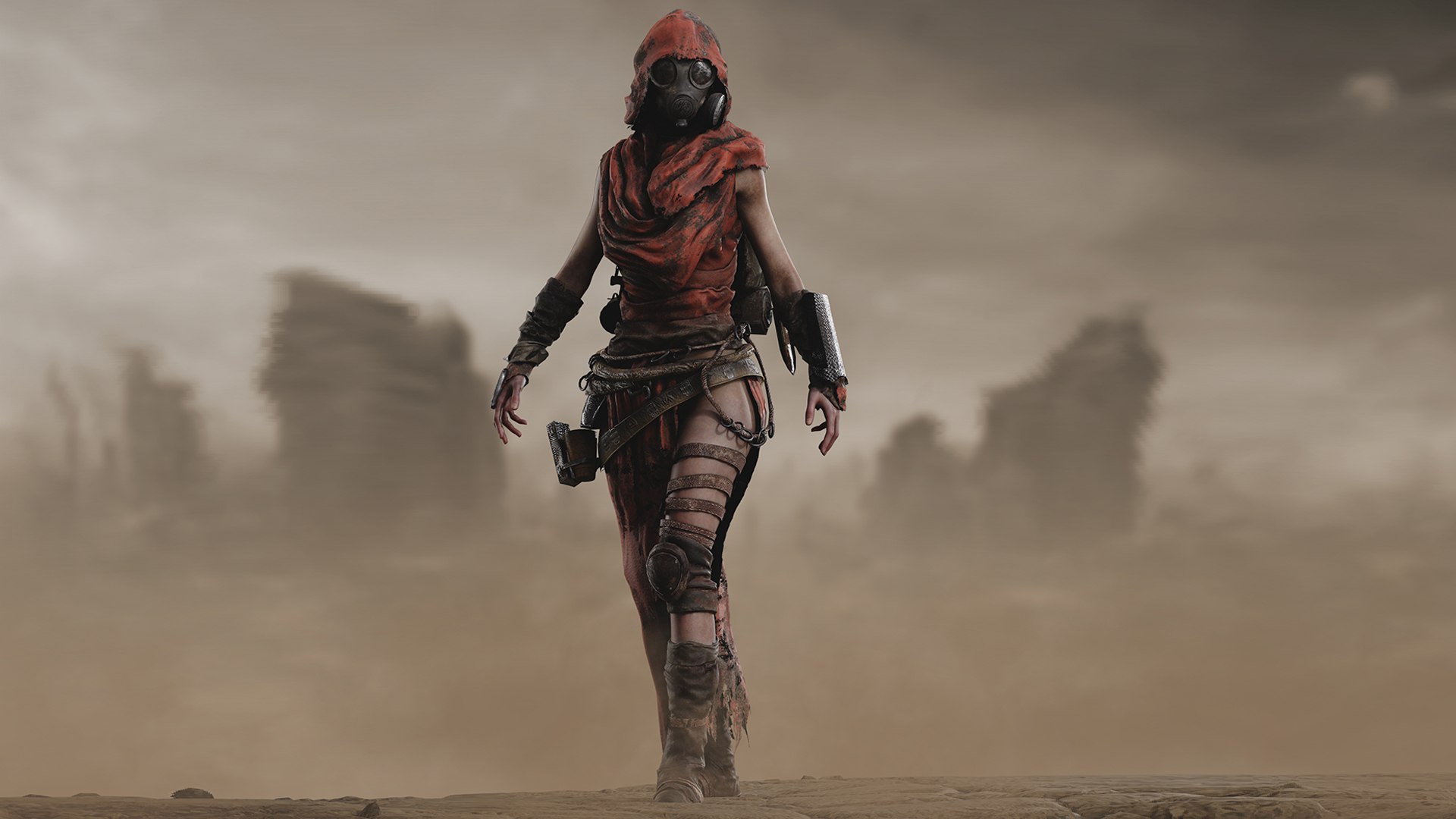 3D Post Apocalyptic Girl - TurboSquid 2381792