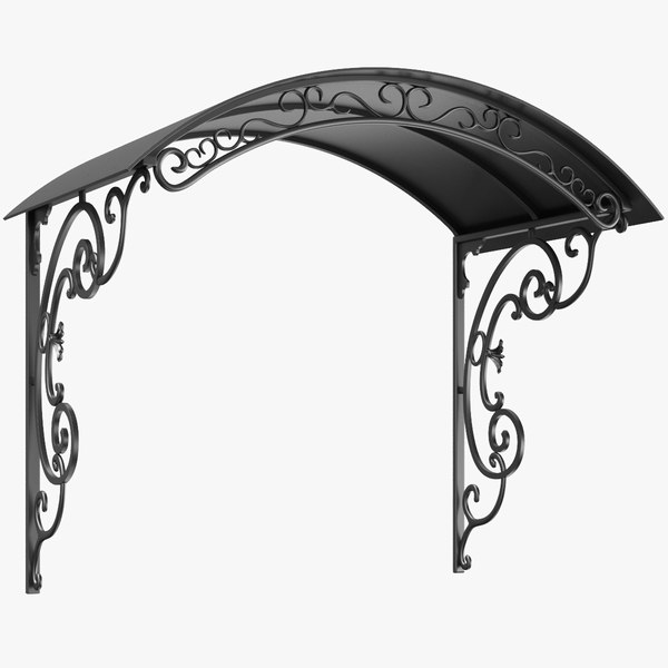3D canopy metal model - TurboSquid 1678857