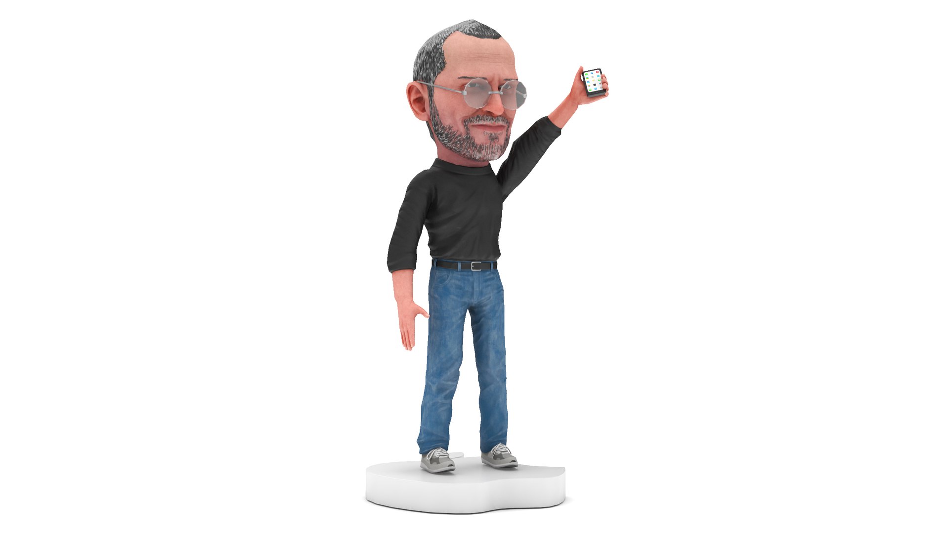 Steve Jobs Figure Rigged For Cinema 4D 3D Model - TurboSquid 2284259