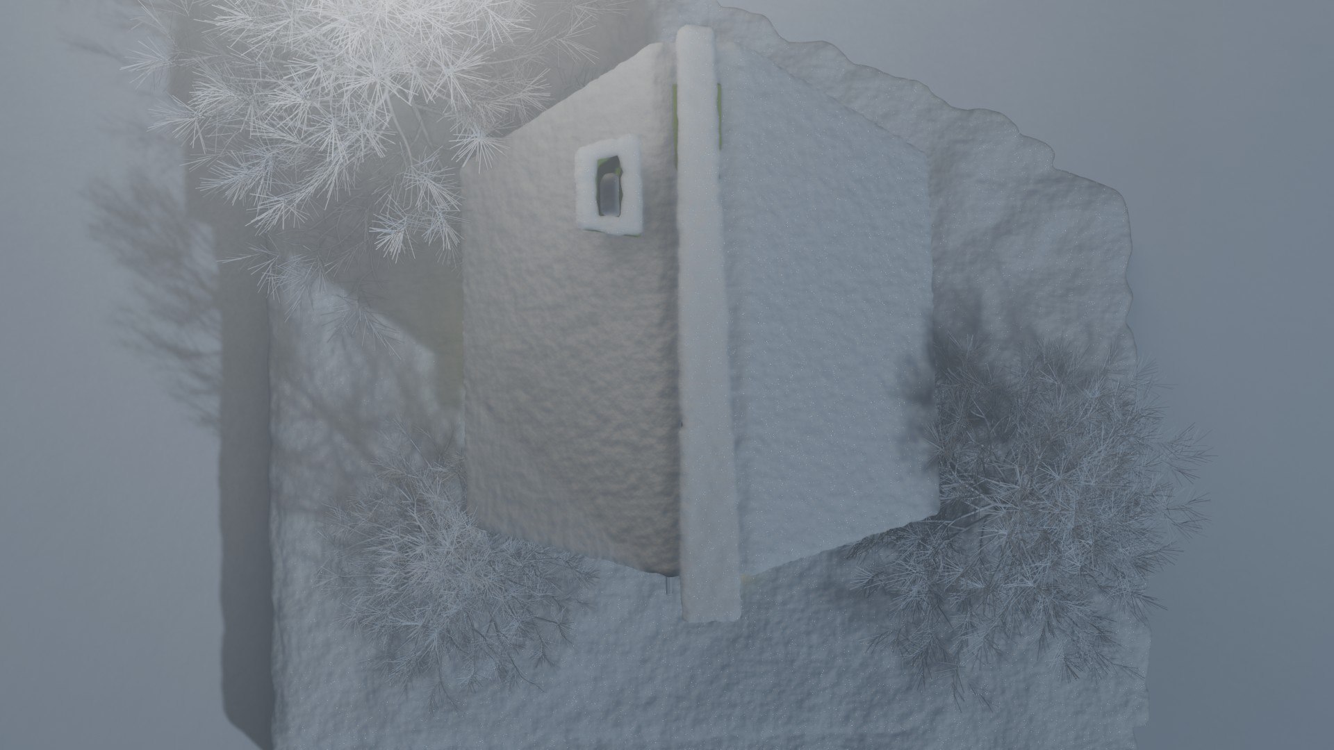 Winter Cabin 3D Model - TurboSquid 2184085