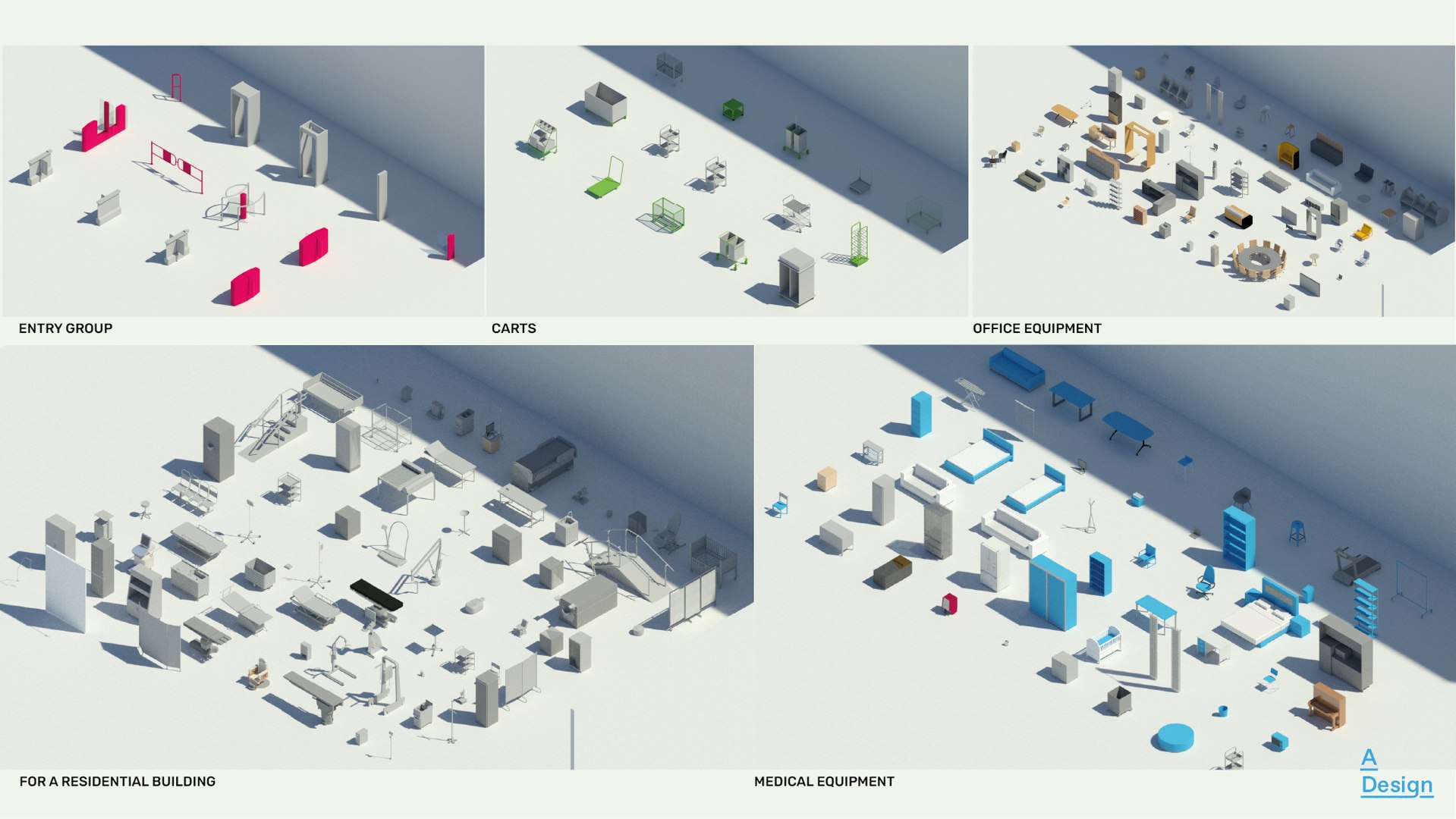 3D All families - 1275 pieces - Revit families - TurboSquid 2018416
