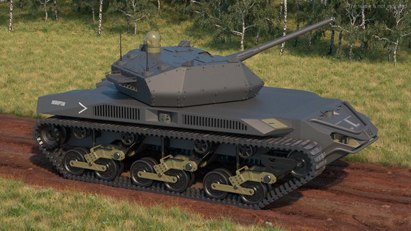 Ripsaw M5 Electric Tank Rigged 3D model - TurboSquid 1788011