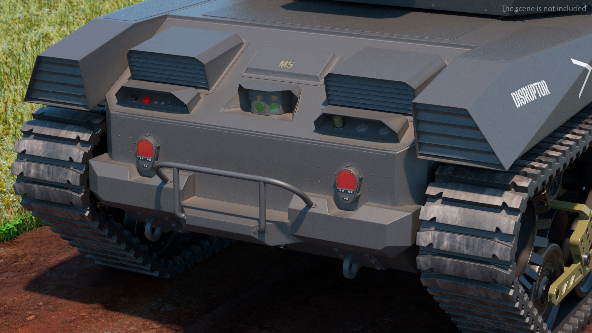 Ripsaw M5 Electric Tank Rigged 3D model - TurboSquid 1788011