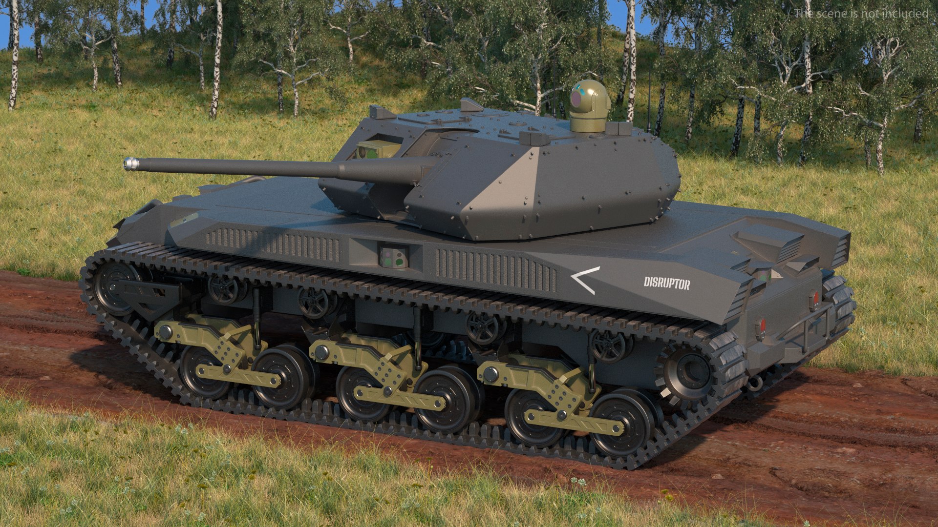 Ripsaw M5 Electric Tank Rigged 3D model - TurboSquid 1788011