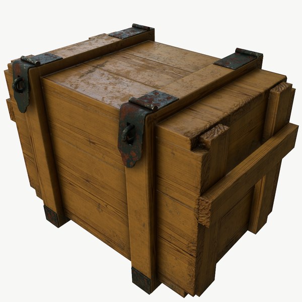 3D wooden box - TurboSquid 1184916