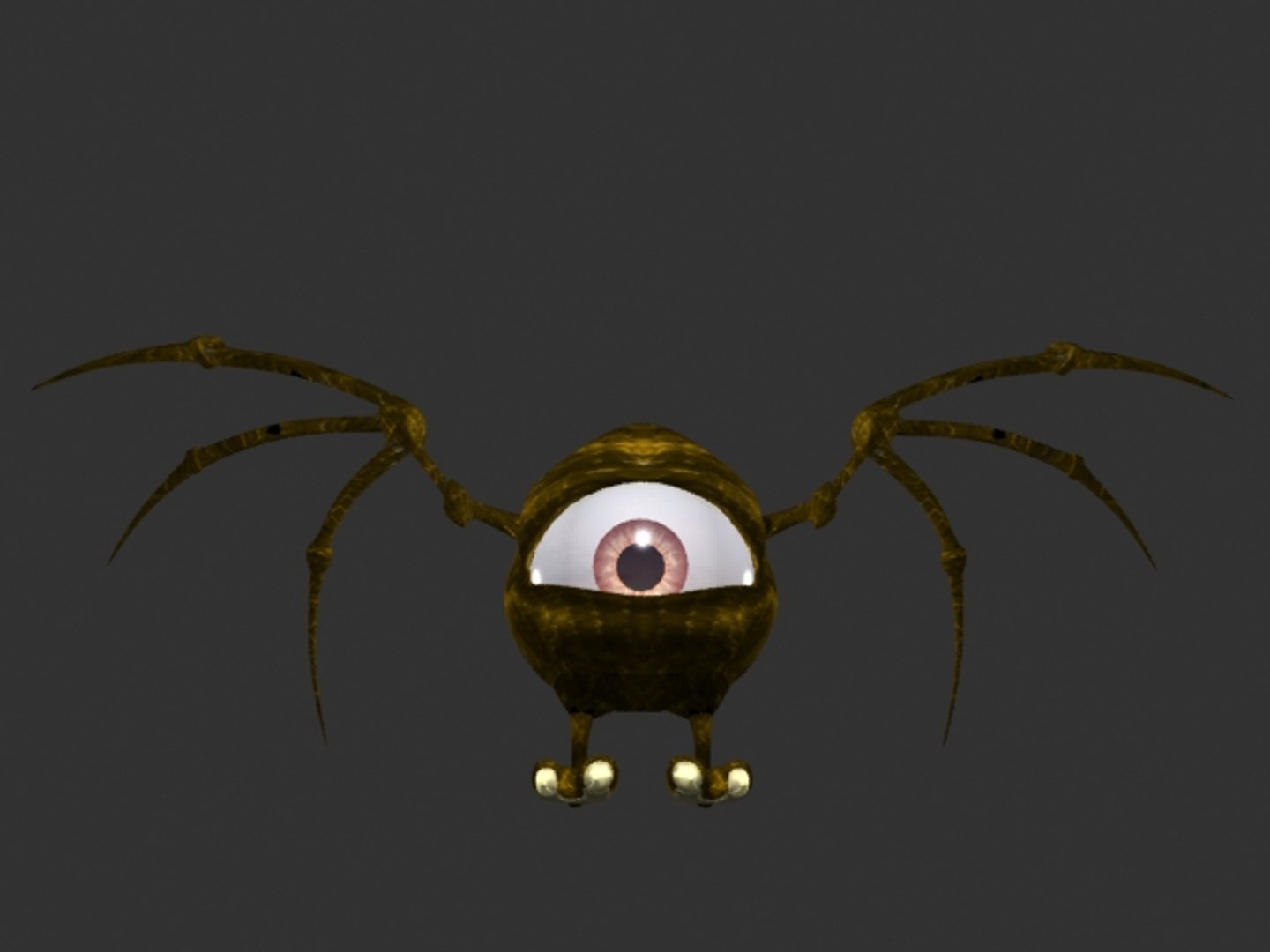 3d Max Eyeball Monster