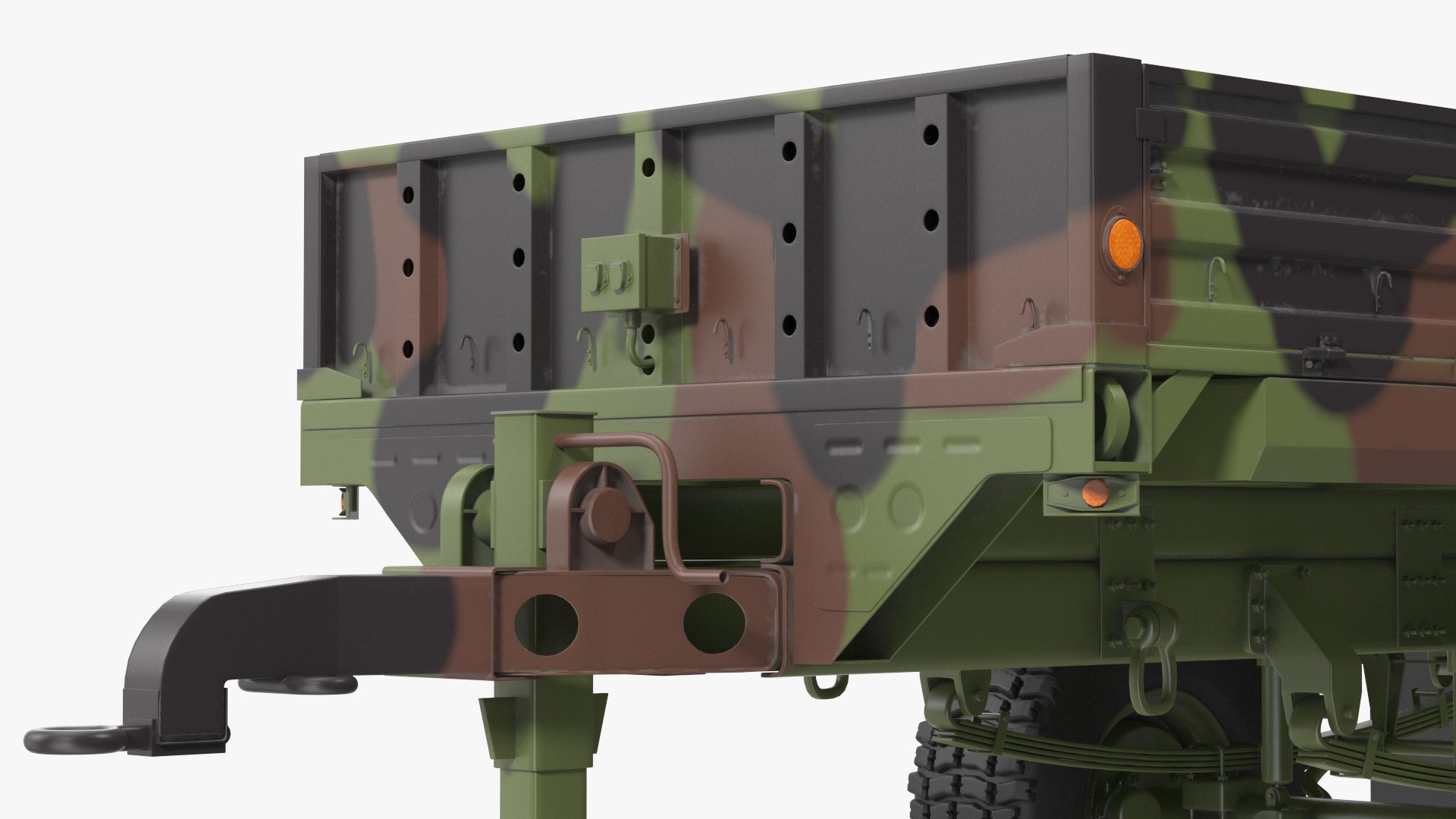 Military Cargo Trailer M1082 Camouflage 3D model - TurboSquid 1764796