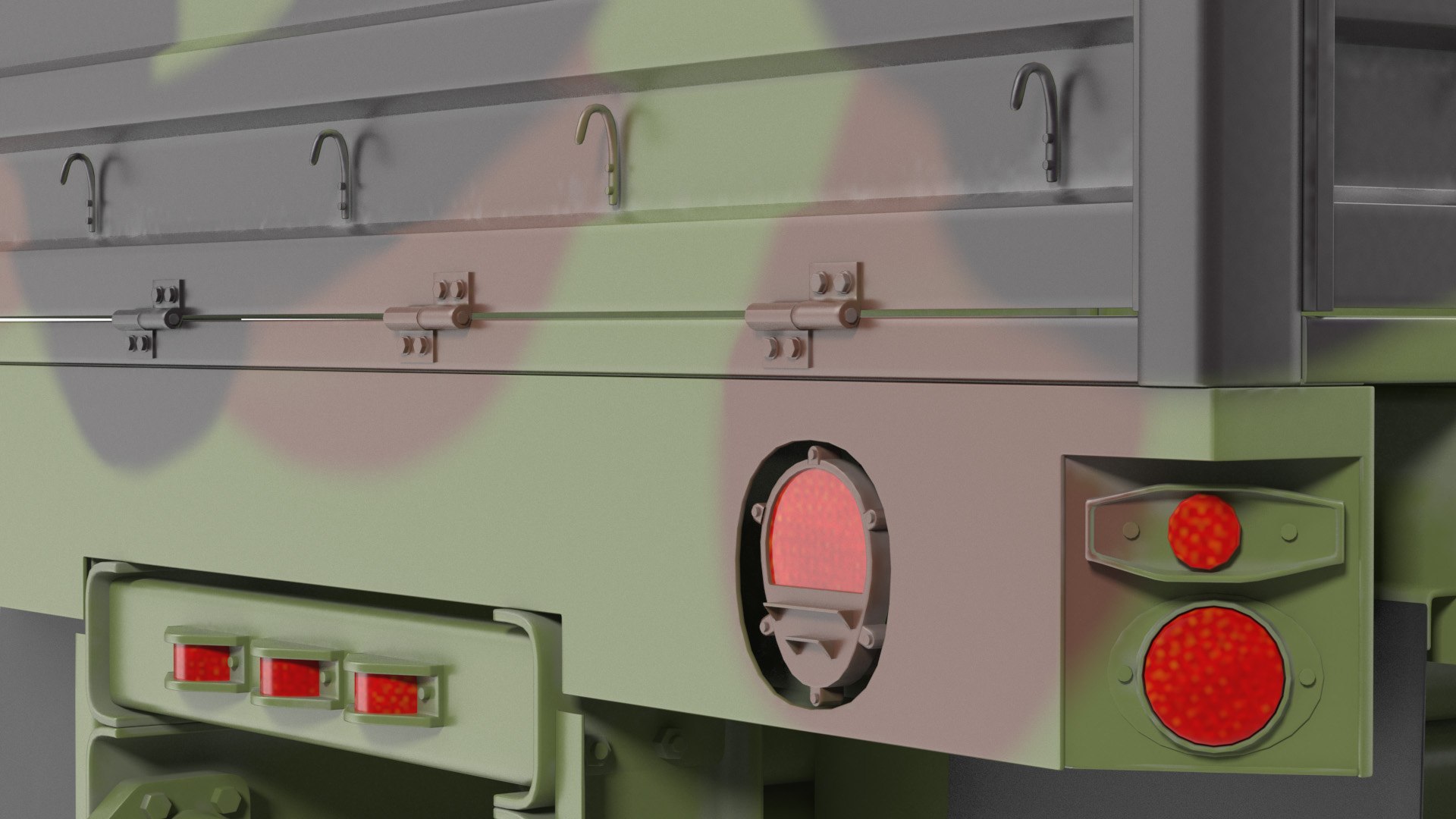 Military Cargo Trailer M1082 Camouflage 3D model - TurboSquid 1764796