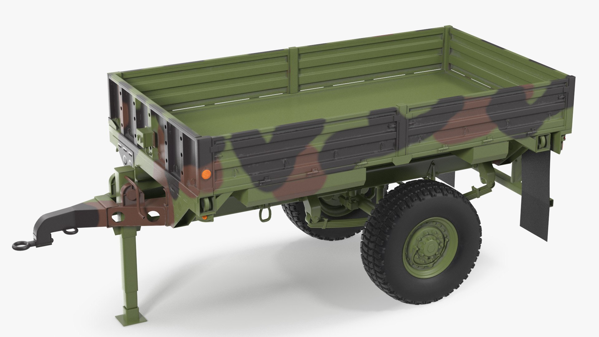 Military Cargo Trailer M1082 Camouflage 3D Model - TurboSquid 1764796