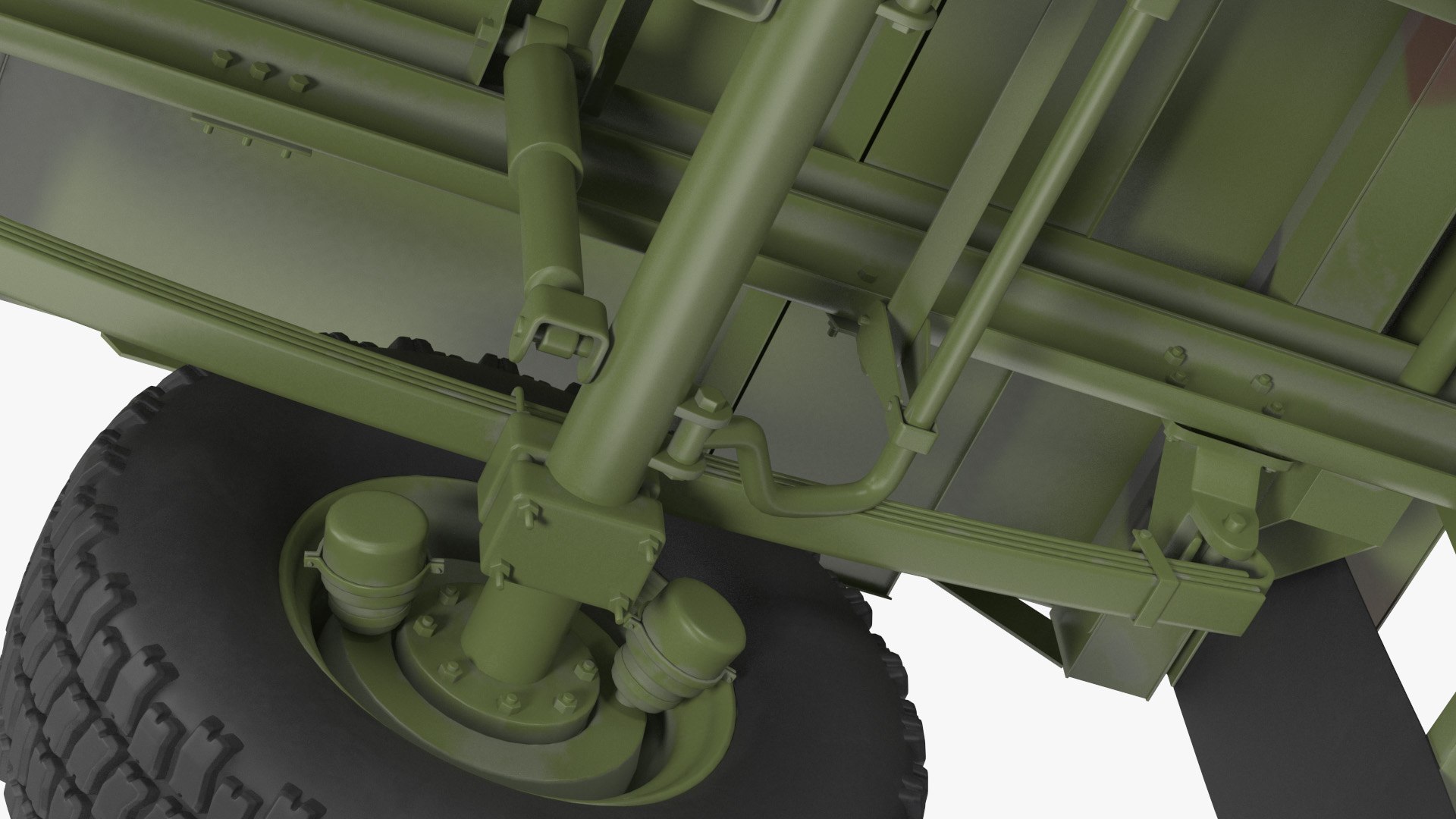 Military Cargo Trailer M1082 Camouflage 3D model - TurboSquid 1764796