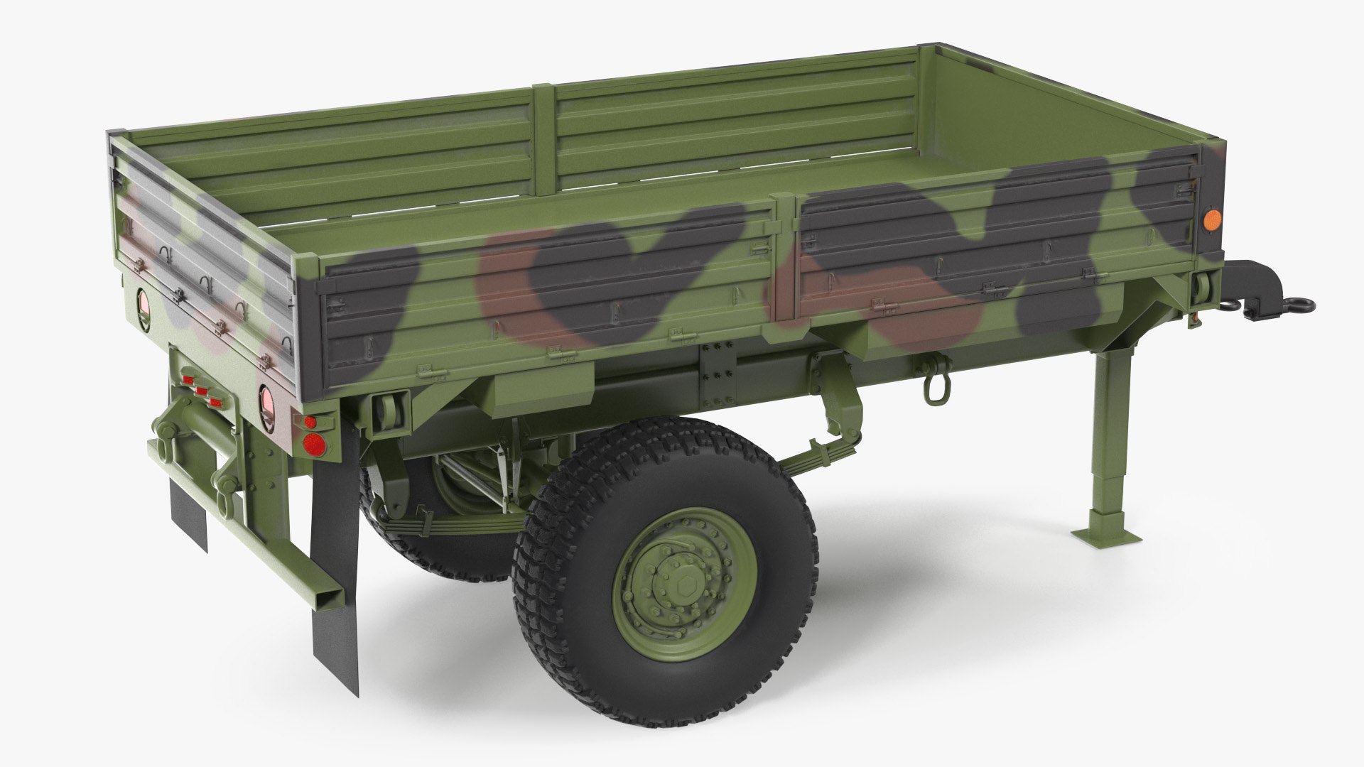 Military Cargo Trailer M1082 Camouflage 3D model - TurboSquid 1764796