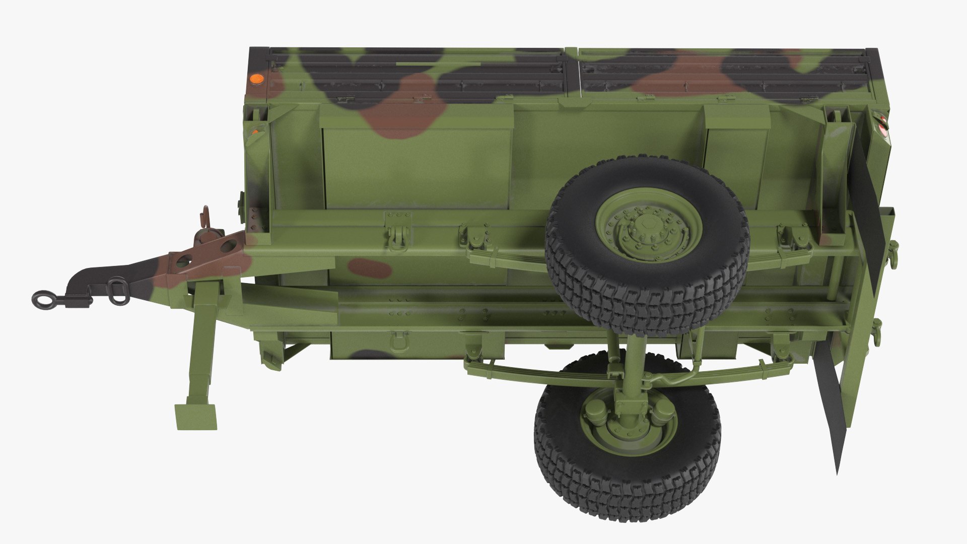 Military Cargo Trailer M1082 Camouflage 3D model - TurboSquid 1764796