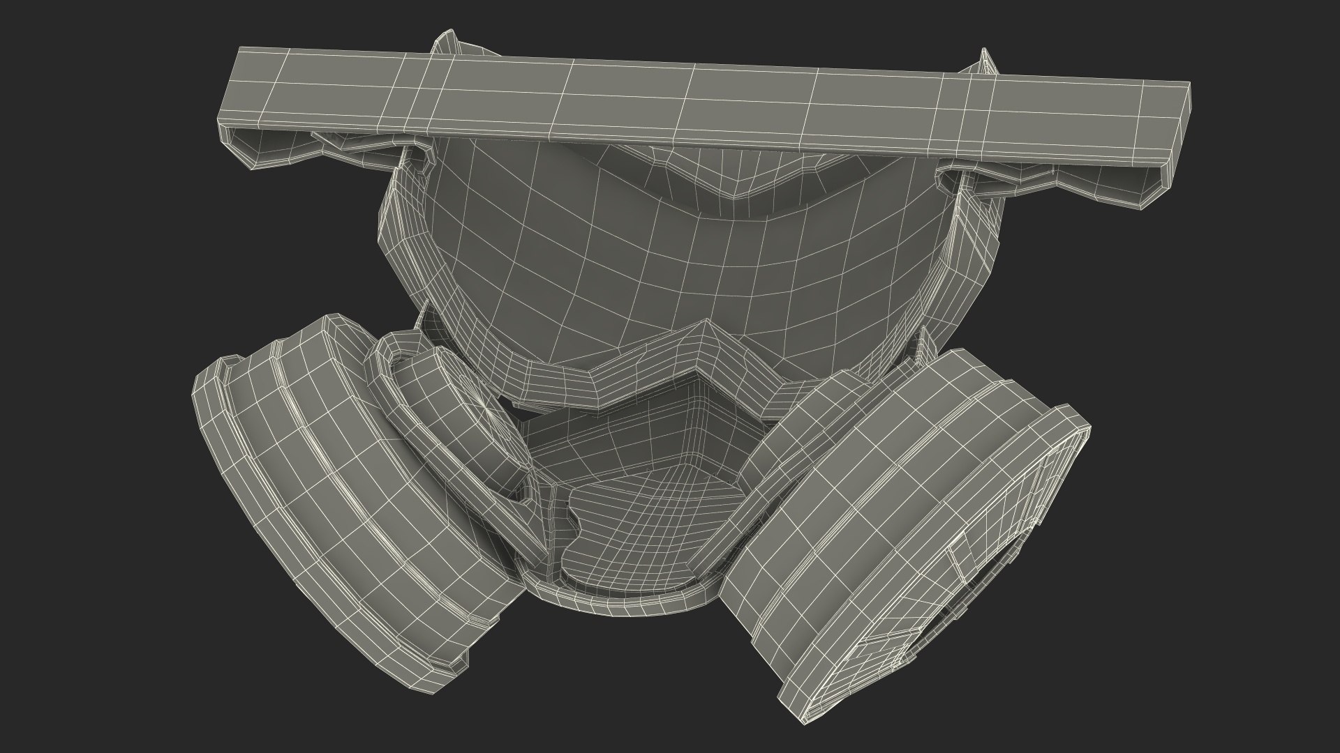 Cyberpunk Neon Gas Mask Purple Model - TurboSquid 2102431