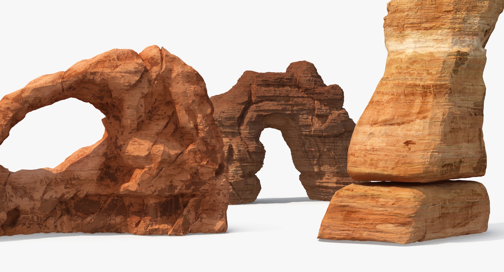 Sandstone Arches 3D Model - TurboSquid 1165185