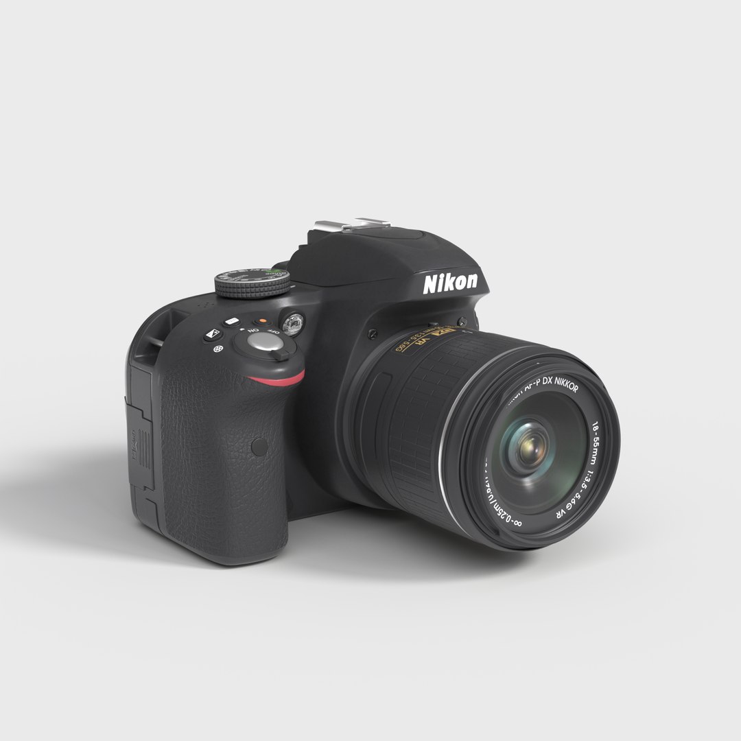 3D Model NIKON D3300 CAMERA - TurboSquid 2298544