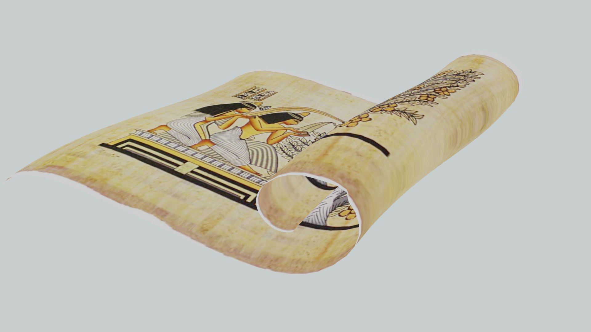 3D Model Egyptian Papyrus - TurboSquid 1616616